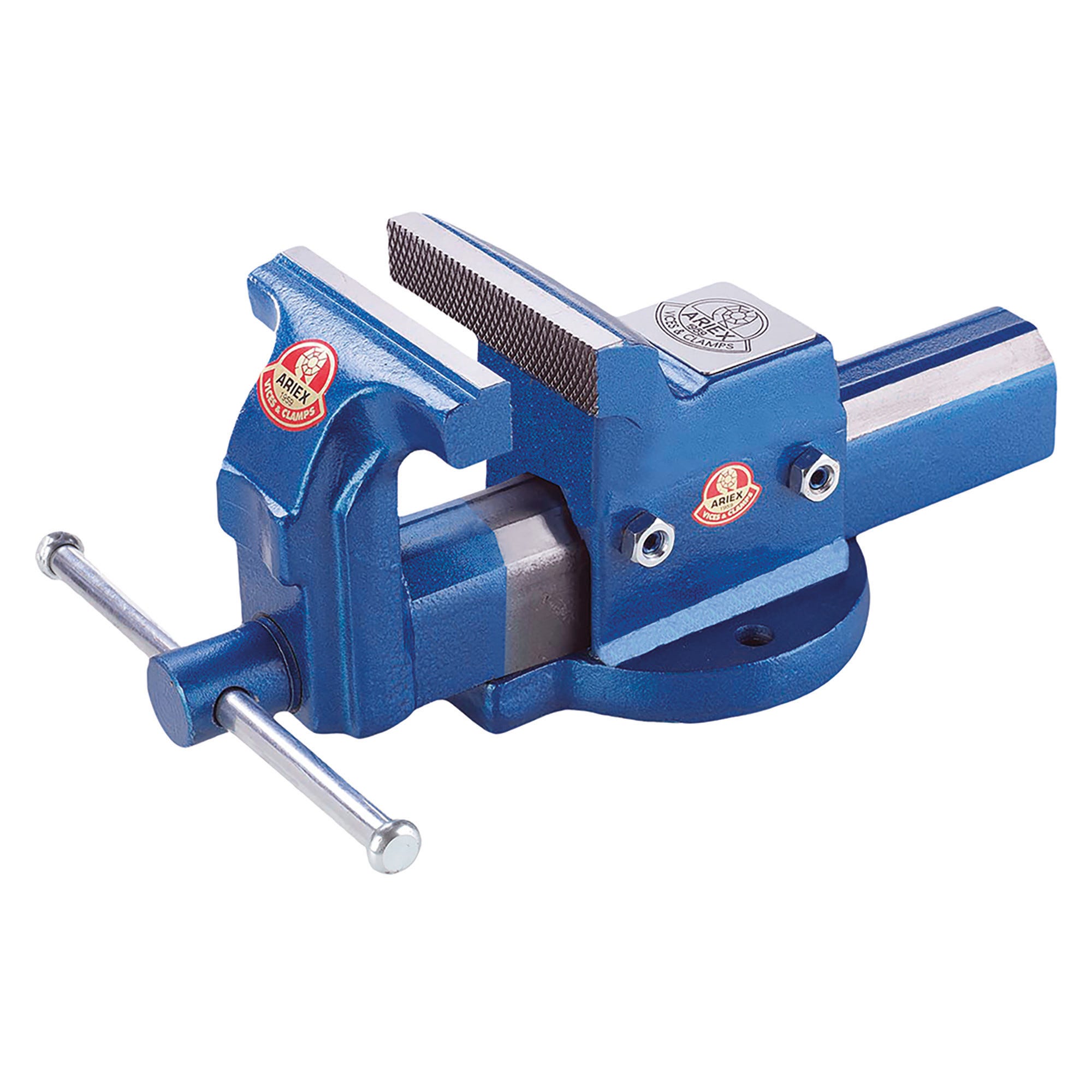 MORSA BASE FISSA ACCIAIO 130 mm ARIEX ZEUS HEAVY A DOPPIA GUIDA PRISMATICA