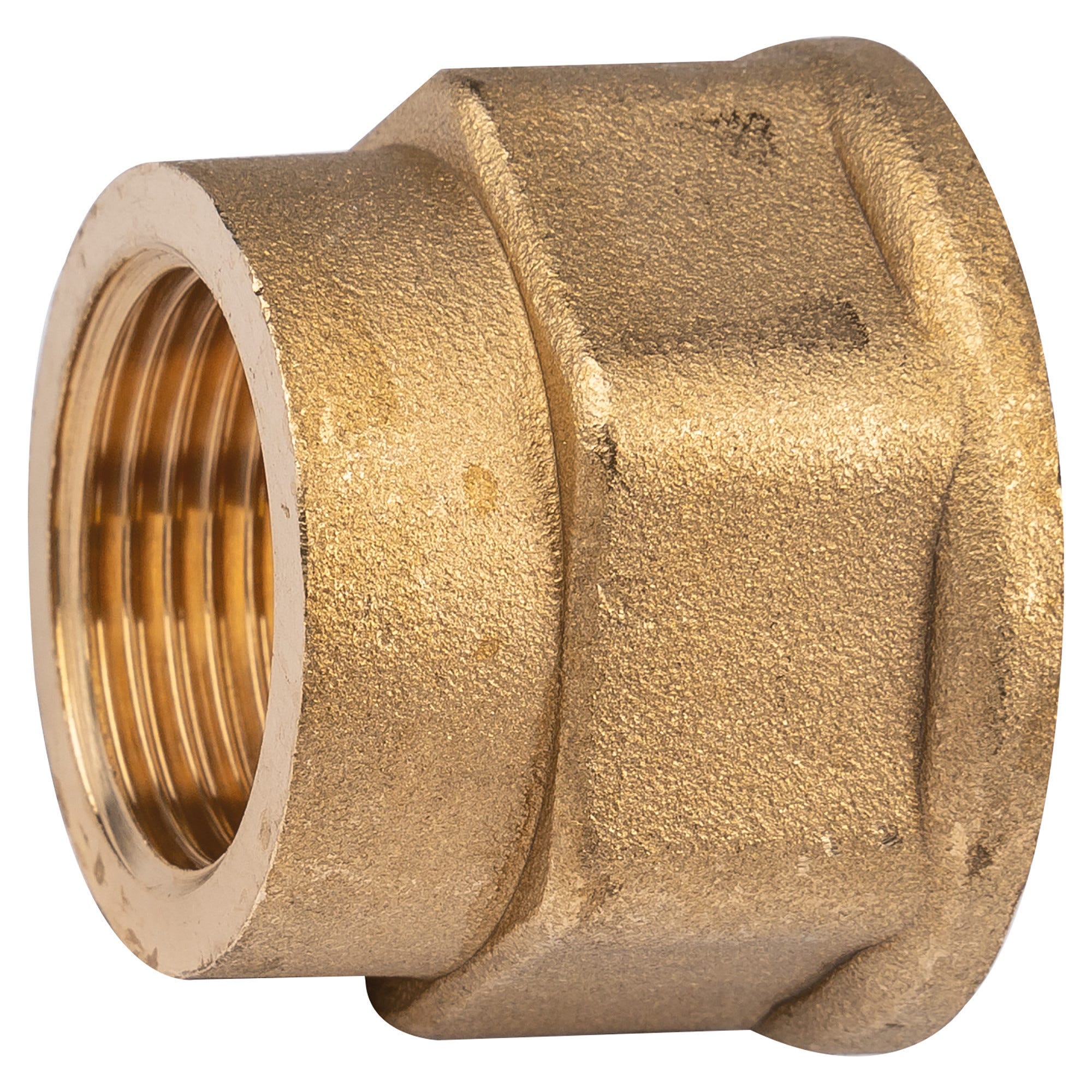 MANICOTTO RIDOTTO PATTARONI OTTONE GIALLO FF 1" X 3/4