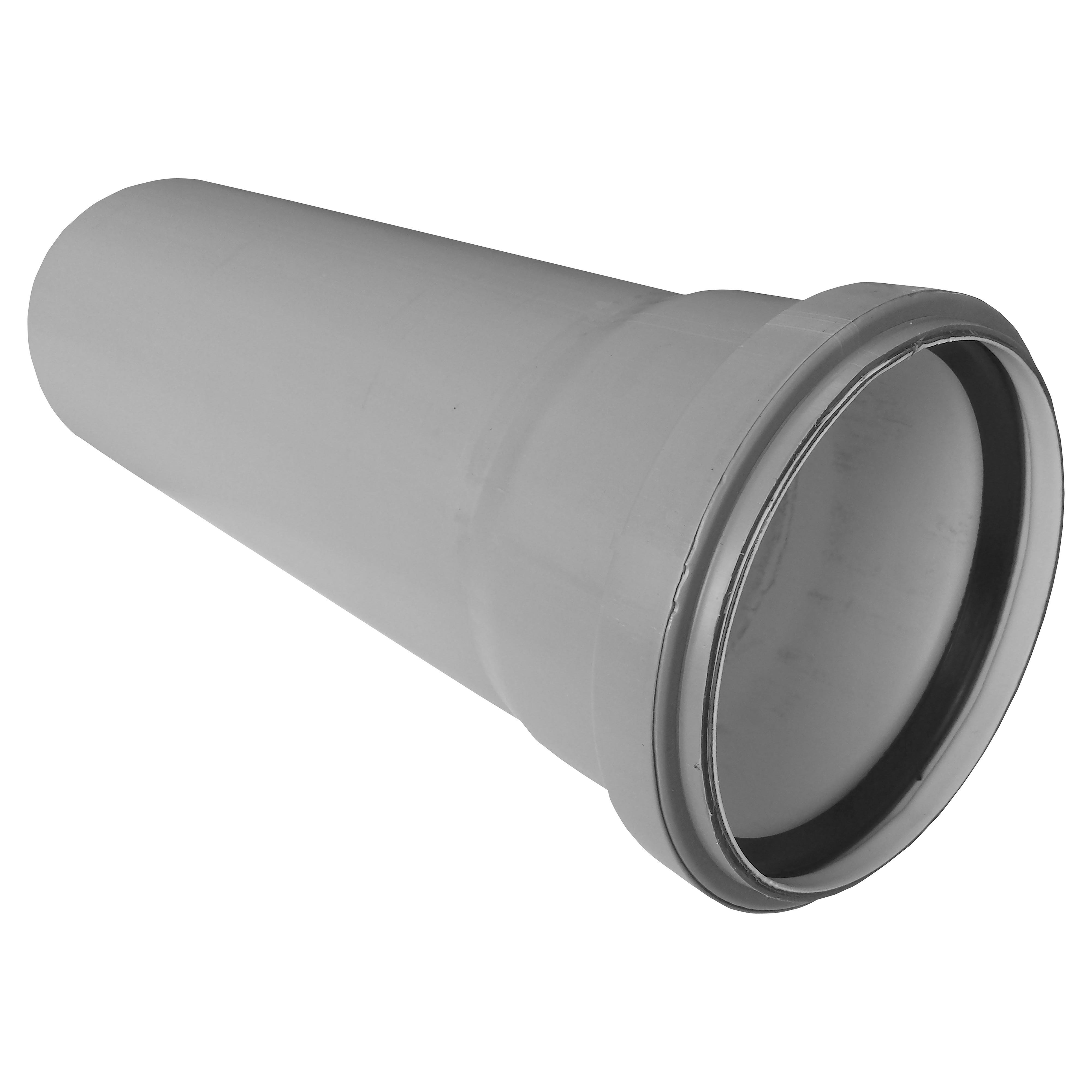 TUBO COES 2 BICCHIERI HTDM Ø125 mm L500 mm PP GRIGIO