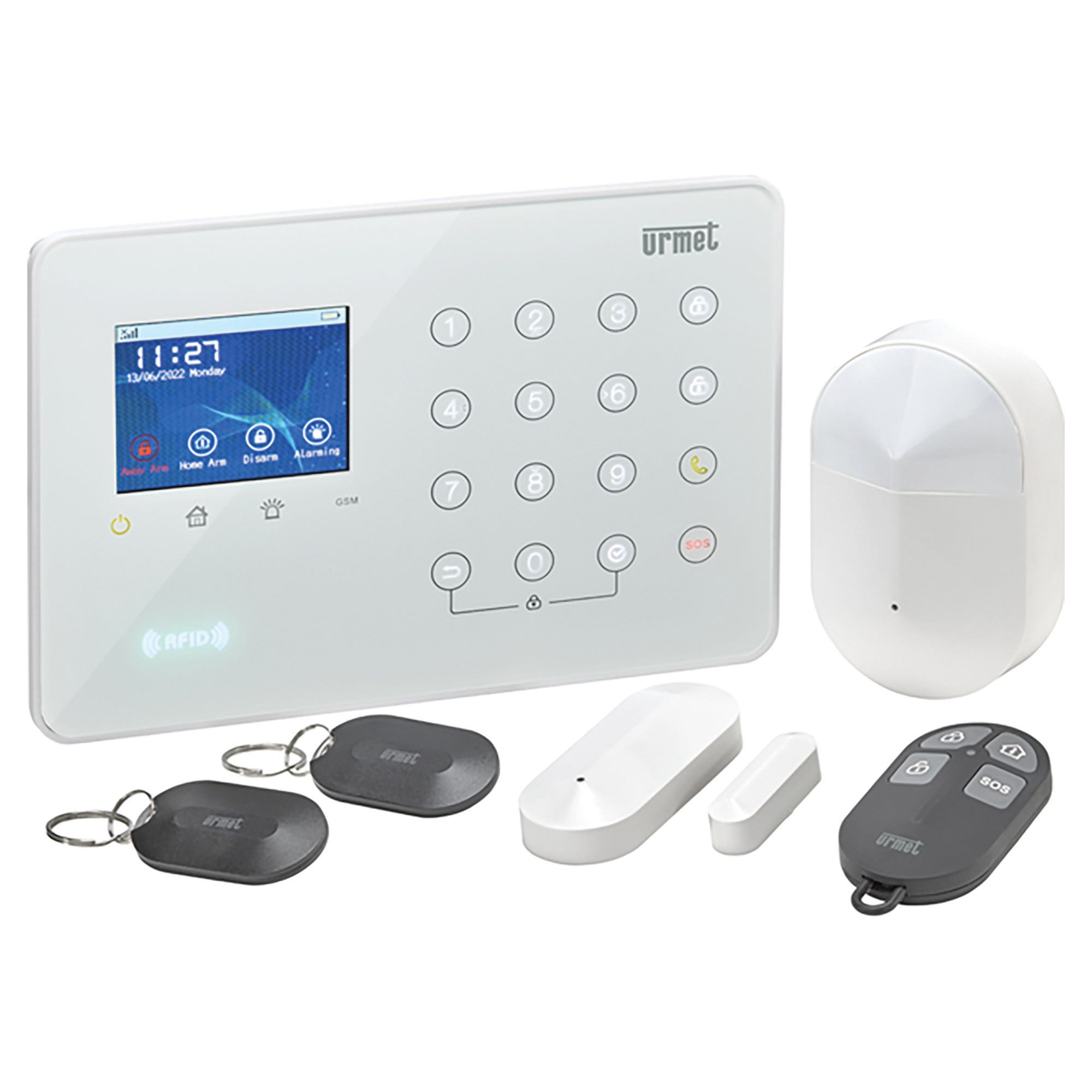 KIT ALLARME WIRELESS URMET 868 MHz WiFi 4G CON ACCESSORI SERIE DHOME