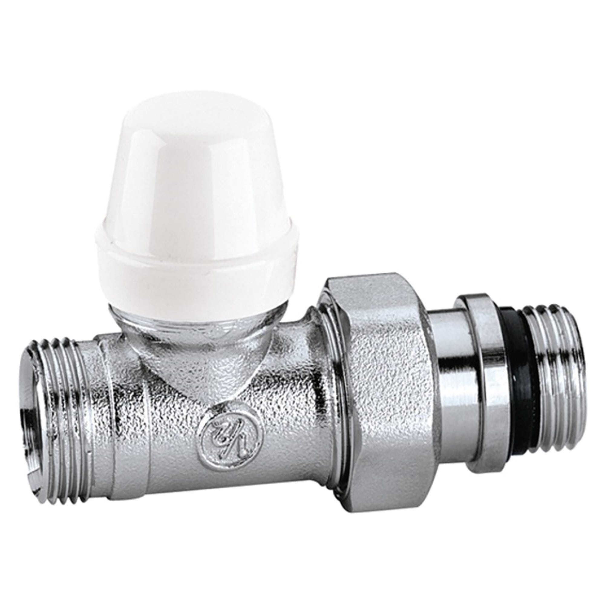 DETENTORE CALEFFI A DRITTO 3/8'' 343302 TUBO RAME / PEX / MULTISTRATO