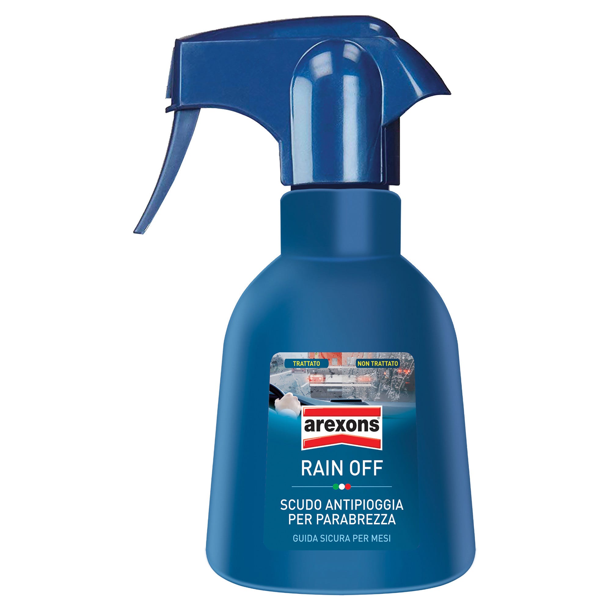 TRATTAMENTO ANTIPIOGGIA PER PARABREZZA AREXONS 200 ml RAIN OFF LUNGA DURATA