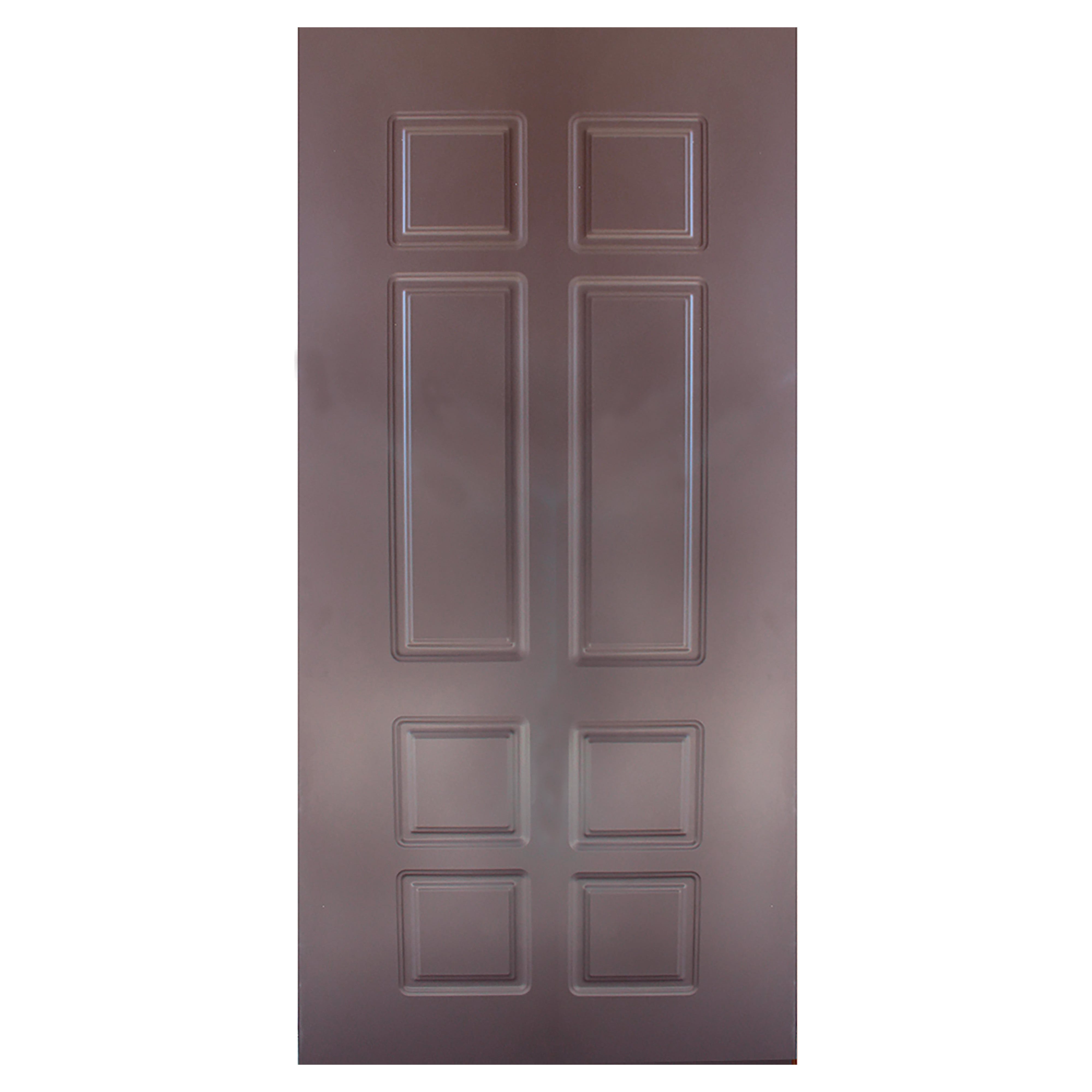 PANNELLO ESTERNO IN ALLUMINIO MARRONE MAREZZATO PORTA BLINDATA 220x97 ...