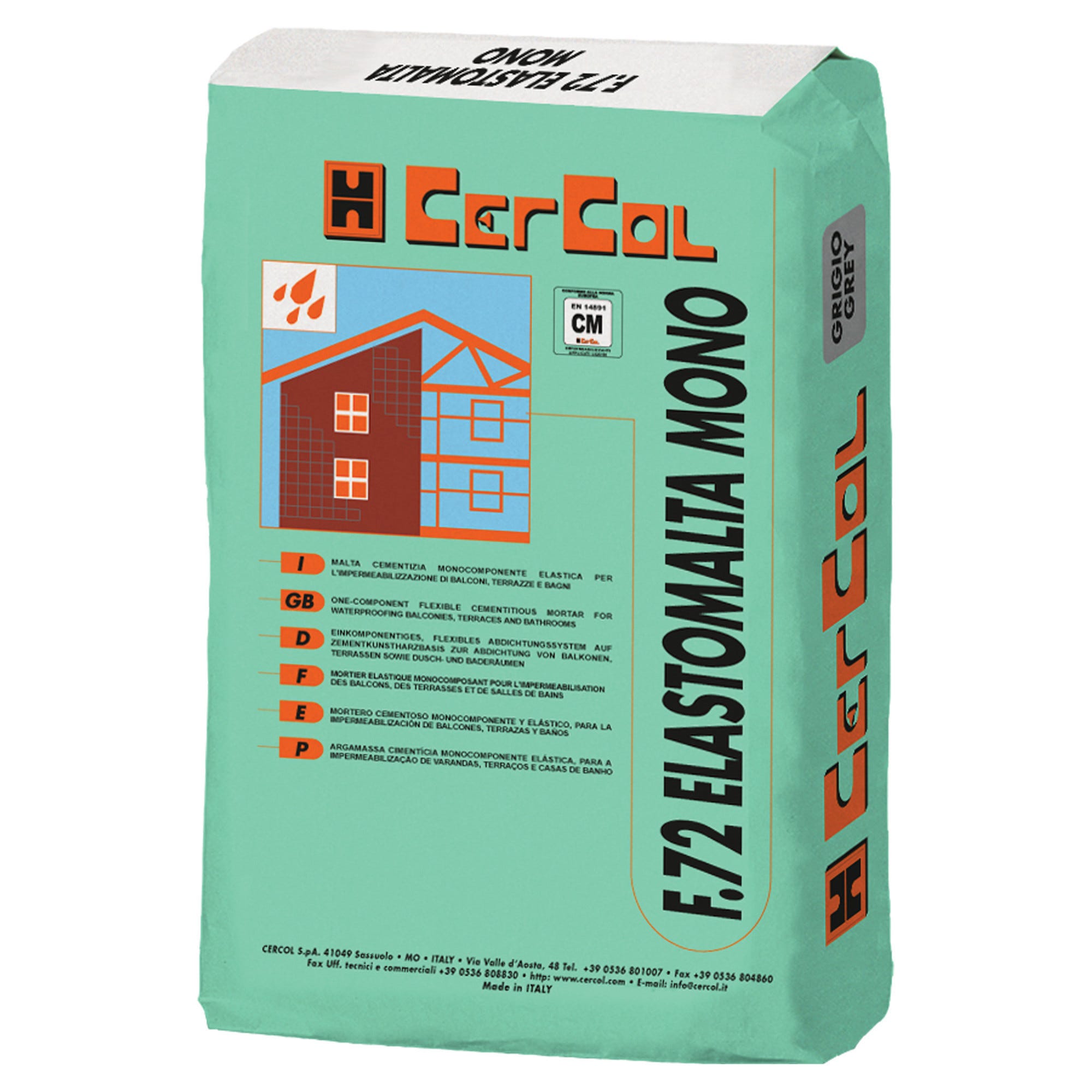 IMPERMEABILIZZANTE F.72 MONO 20 kg MONOCOMPONENTE