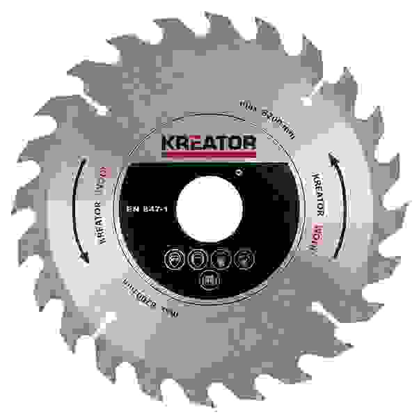 LAMA Ø250 mm KREATOR 24 DENTI Ø FORO 30 mm PER TRONCATRICE PER LEGNO ...