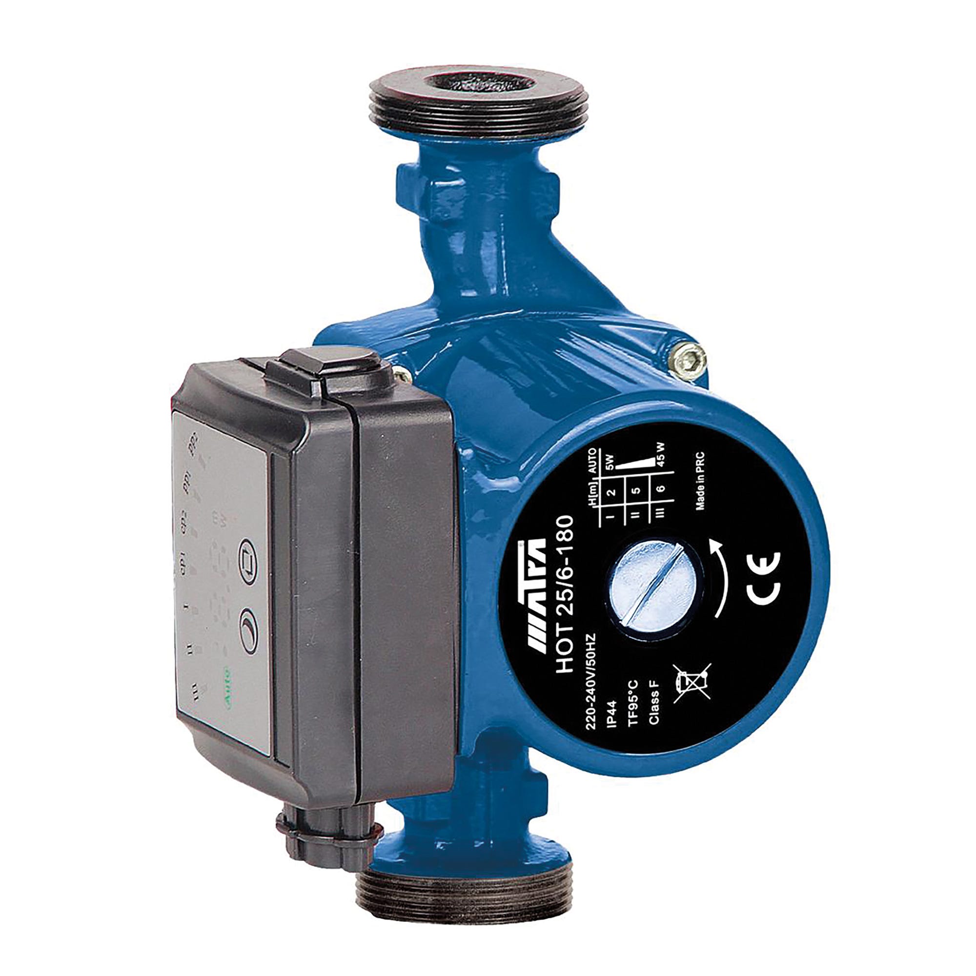 CIRCOLATORE ELETTRONICO MATRA HOT 25-6 INTERASSE 130 mm CON BOCCHETTONI 1''1/2x1''