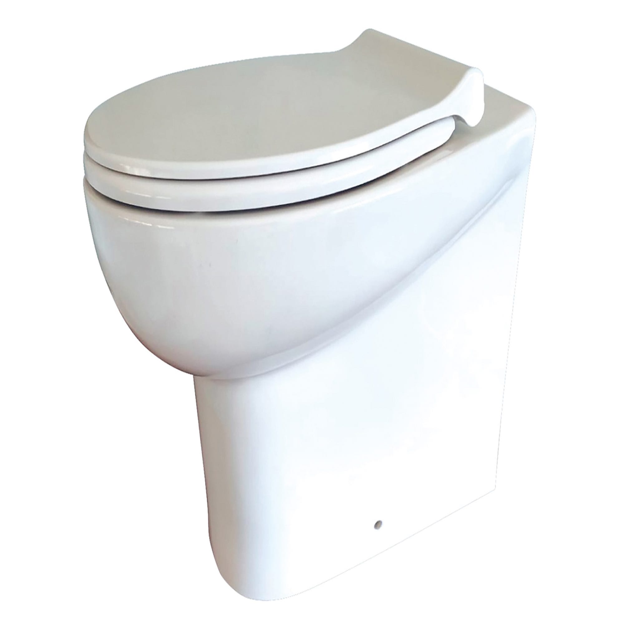 VASO SERIE SMART FILO MURO SENZA BRIDA SCARICO MULTIPLO IN CERAMICA BIANCA