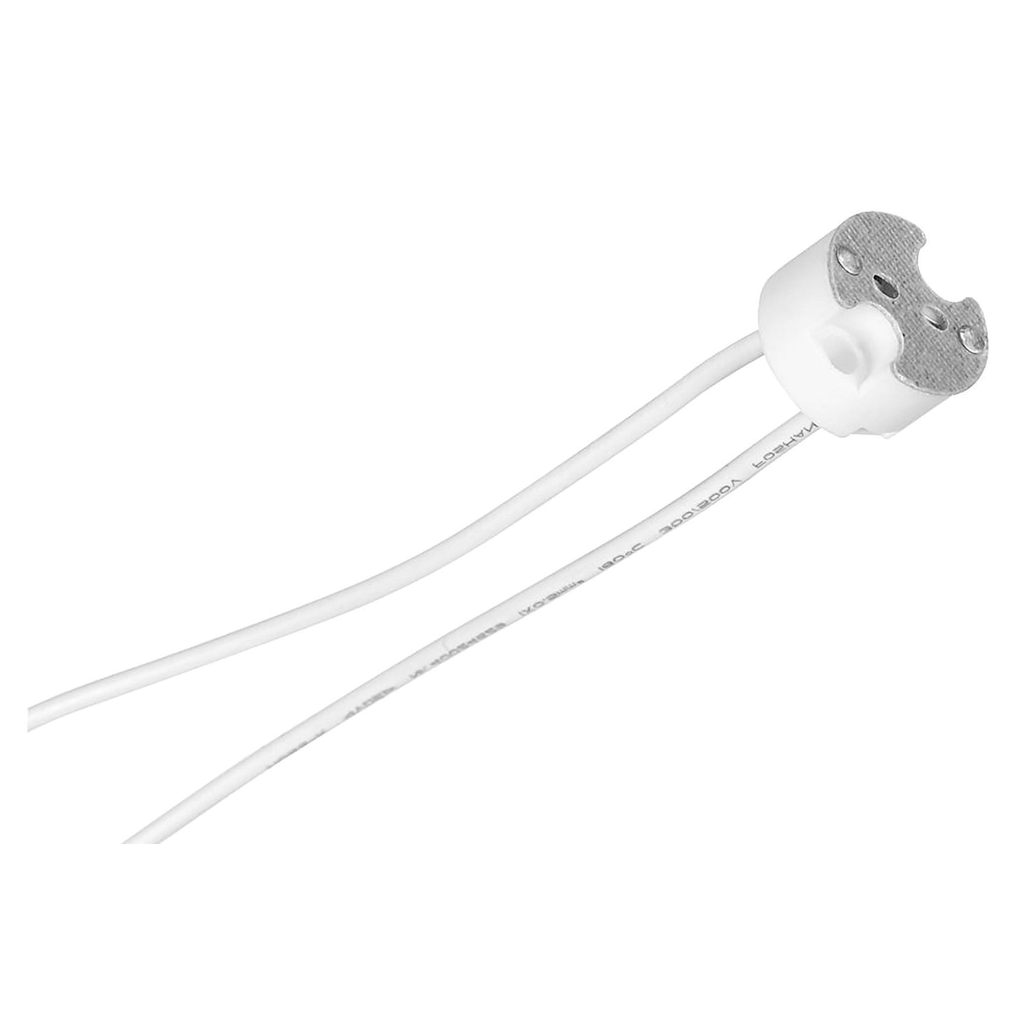 PORTALAMPADA G5.3 INCLUSO FILO 10 cm