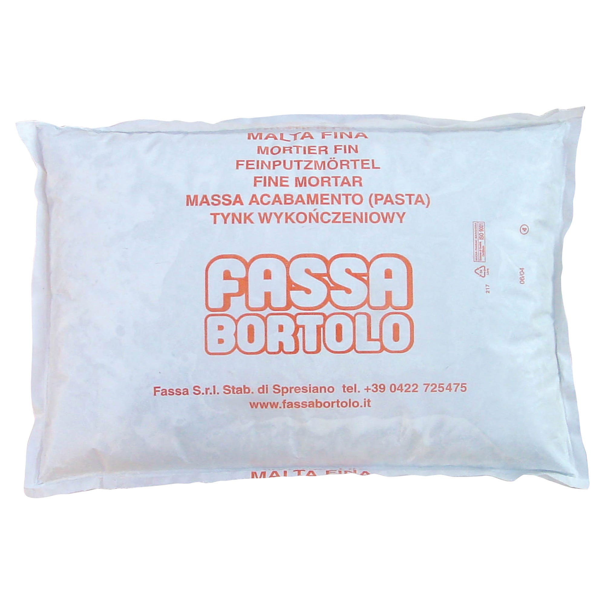 MALTA FINA 0/6mm FASSA 25kg BASE CALCE PER INTERNI