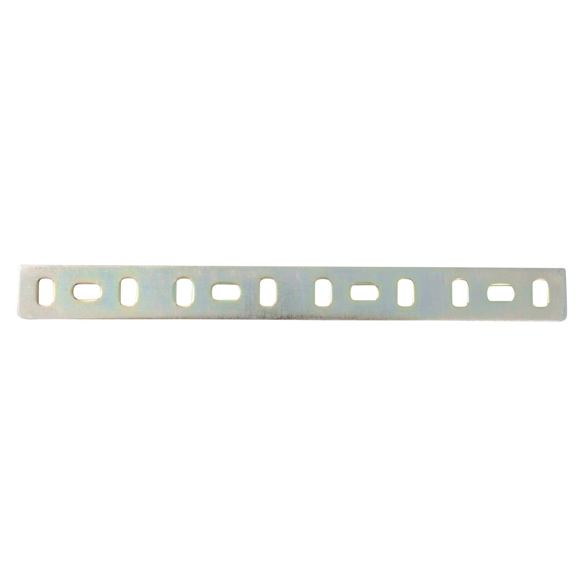 LASTRINE DRITTE CON ASOLE 200x20x2,5 mm ACCIAIO ZINCATO CHROMITING 4 PEZZI