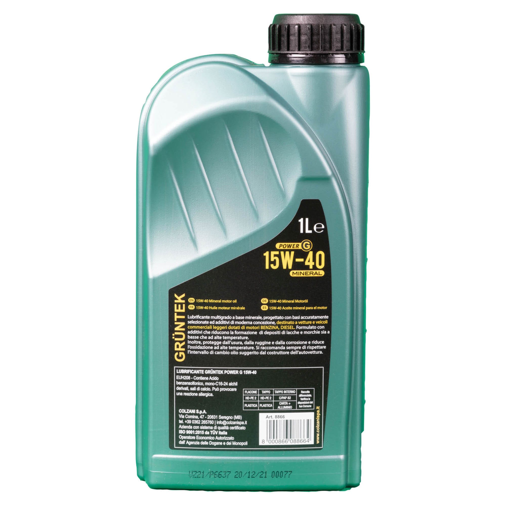 OLIO SEMISINTETICO MULTIGRADO SHELL SINT PLUS 10W-40 1 l BENZINA DIESEL ...