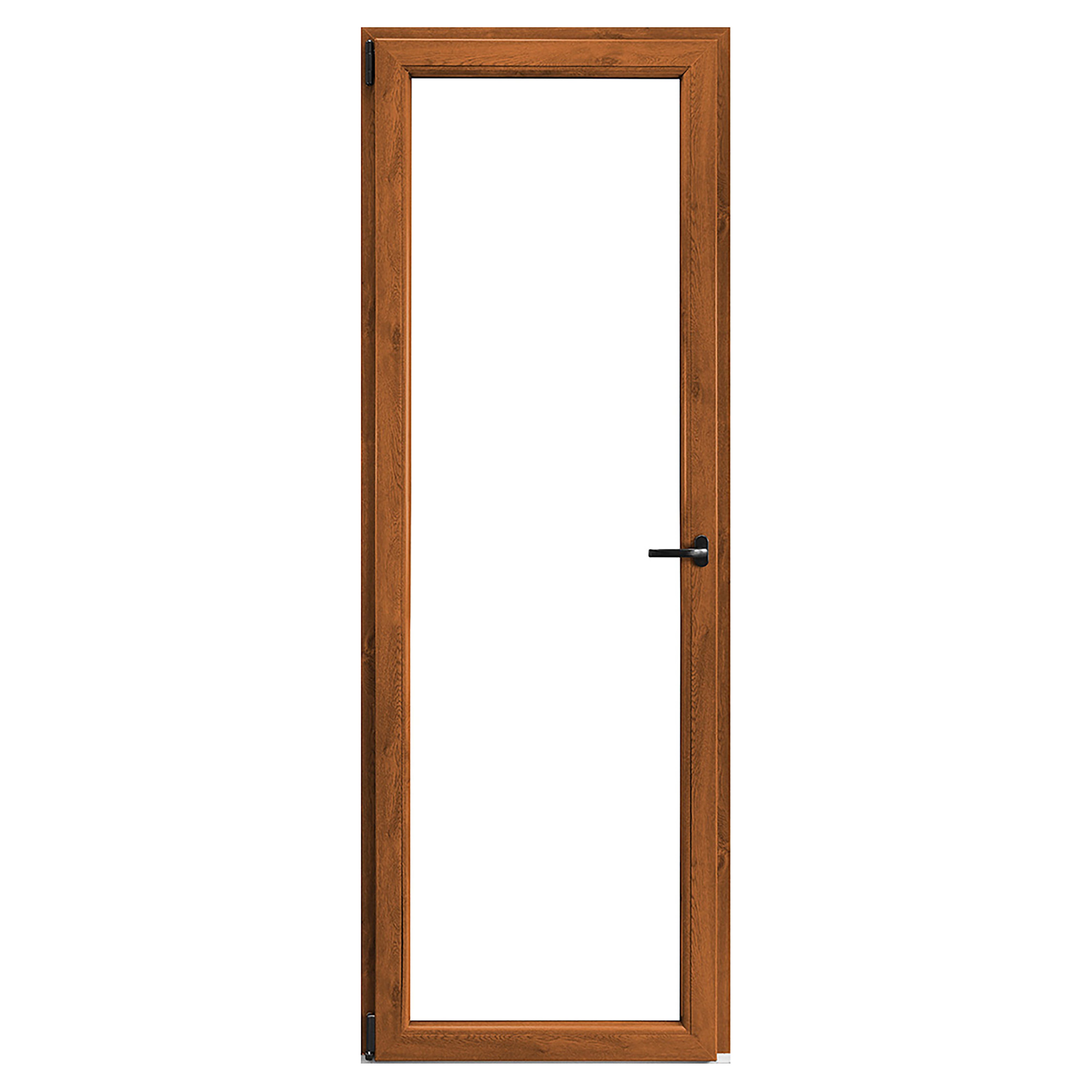 PORTA FINESTRA IN PVC ROVERE GOLD 1 ANTA SINISTRA 80x220 cm (LxH)