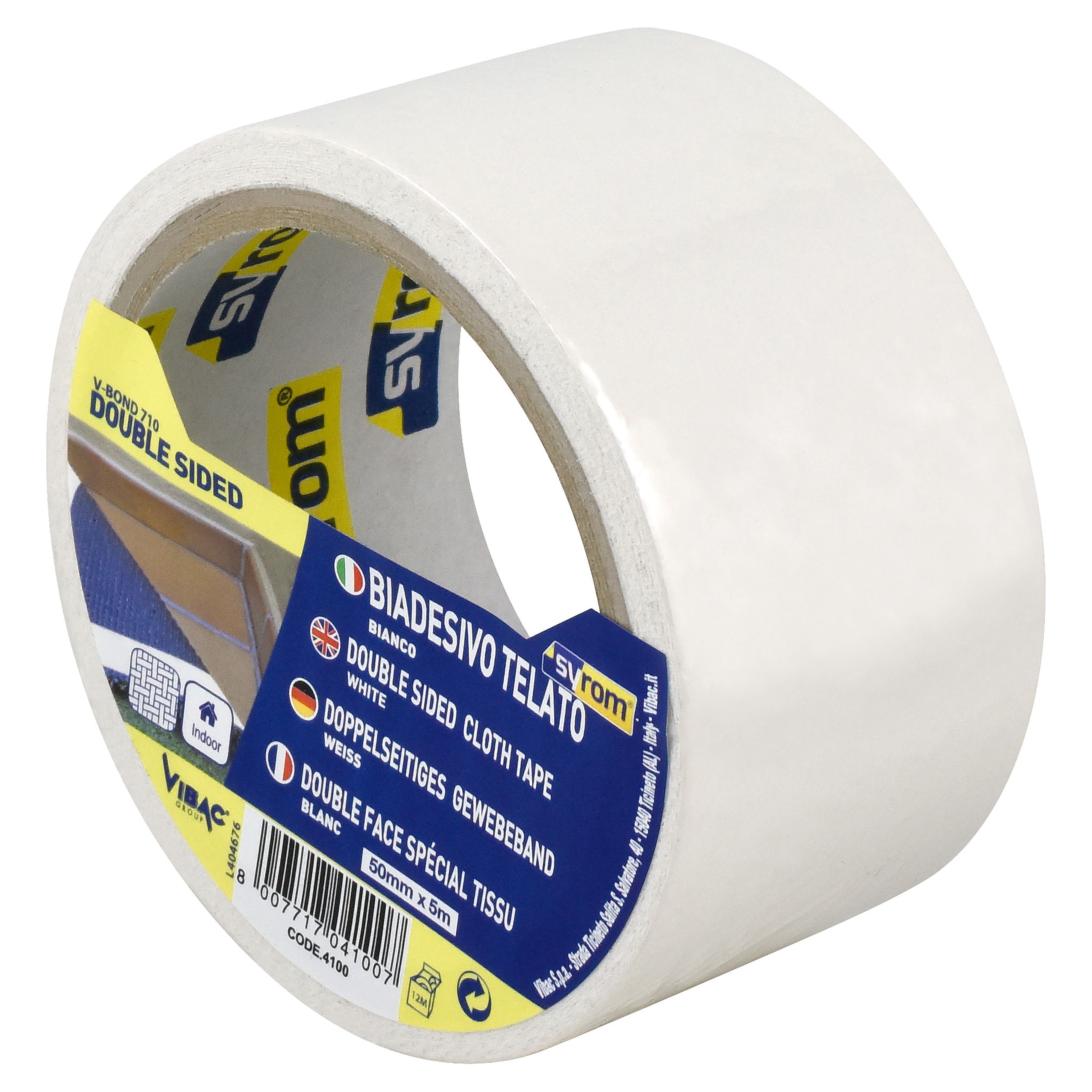 NASTRO BIADESIVO MOQUETTE SYROM PLUS H 50 mm x L 5 m