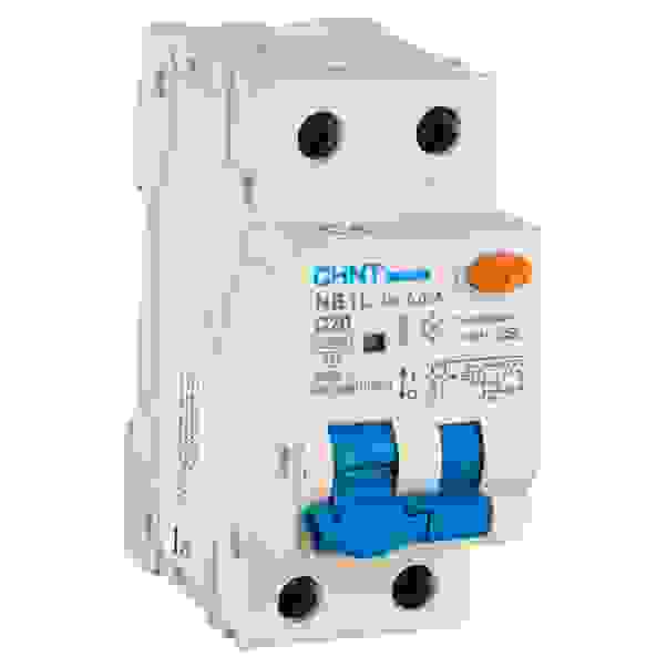 INTERRUTTORE MAGNETOTERMICO CHINT DIFFERENZIALE 1P+N 20A 4,5KA 30mA 2 MODULI 230V CLASSE A