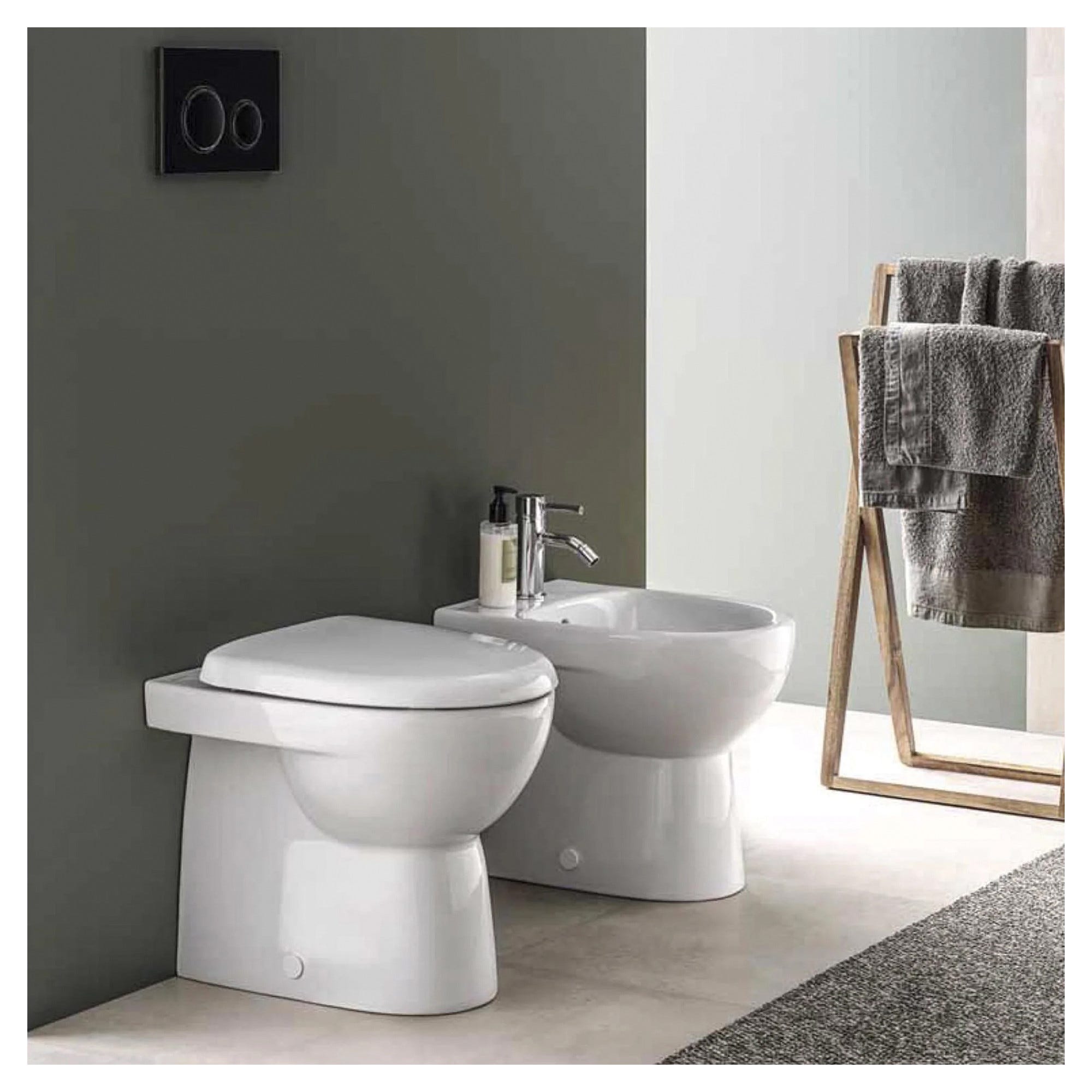 VASO GEBERIT SERIE SELNOVA PRO FILO MURO A TERRA SCARICO MULTIPLO ...