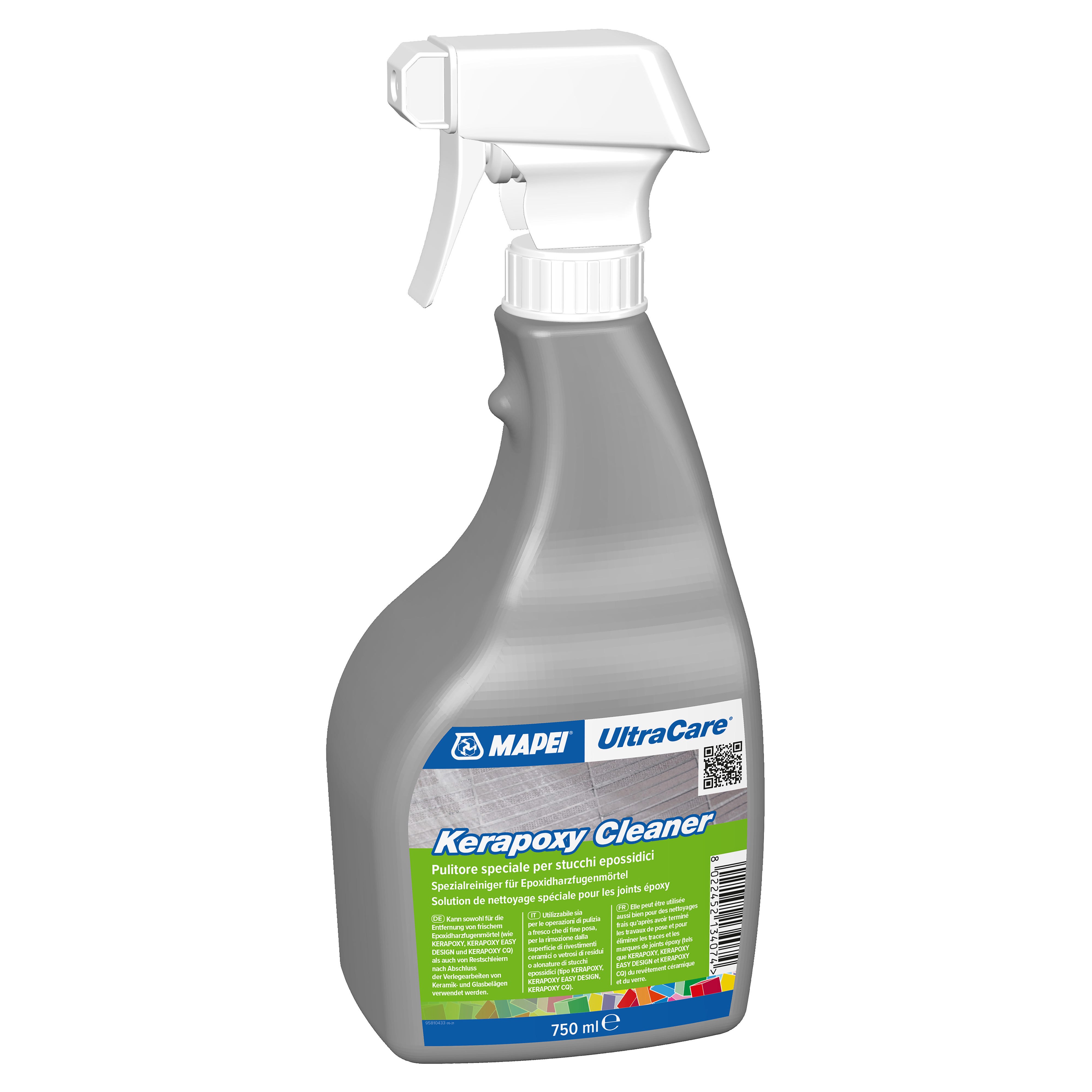 ULTRACARE KERAPOXY CLEANER MAPEI 0,75 l DETERGENTE NEBULIZZATORE PER ...