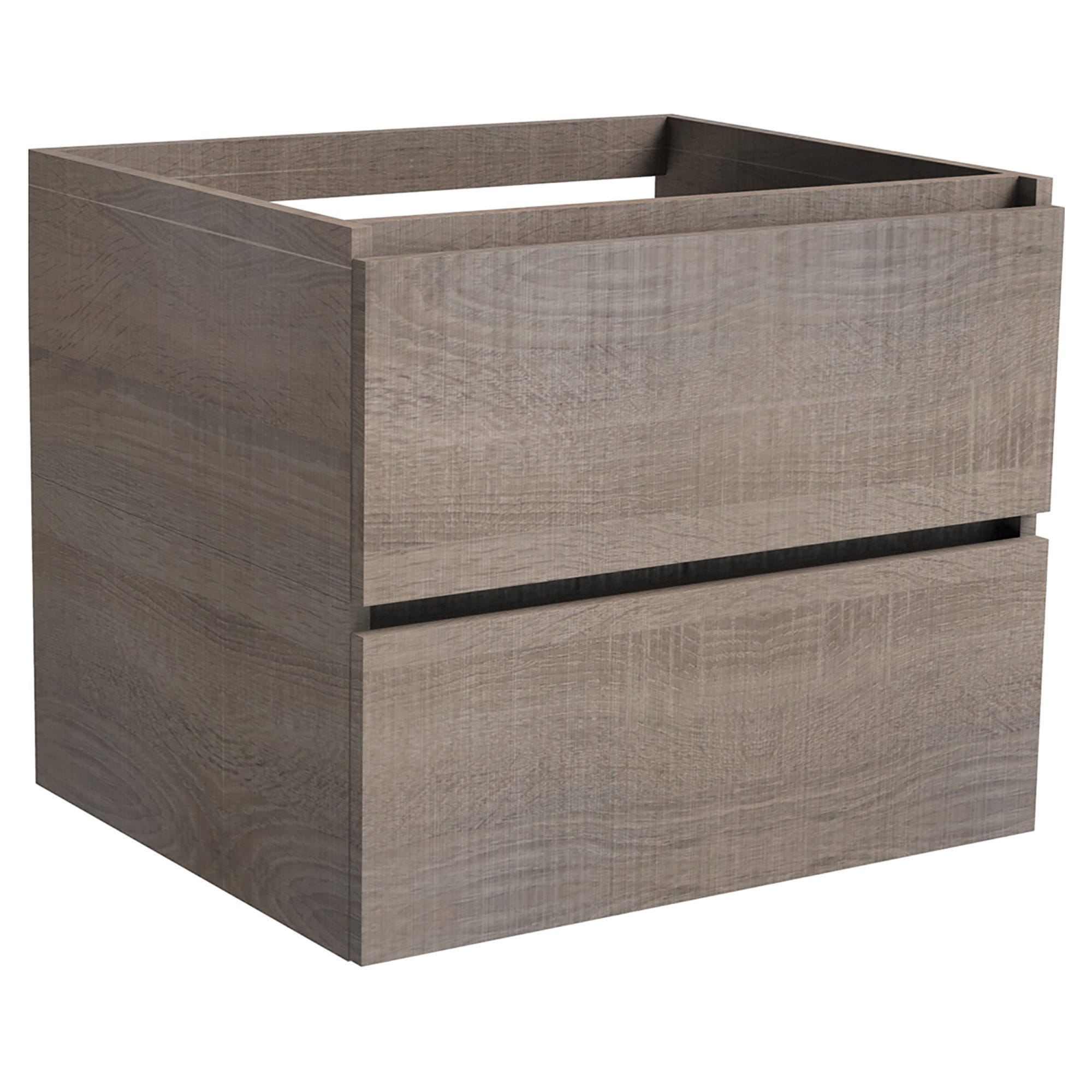 BASE DOLOMITE IN LEGNO ROVERE TARTUFO 2 CASSETTI 120x50x50 cm (LxHxP ...