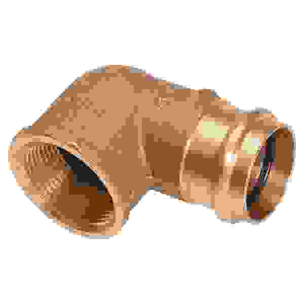 GOMITO 90° BRONZO BANNINGER F1/2'' x Ø 16 mm GIUNZIONE RAME