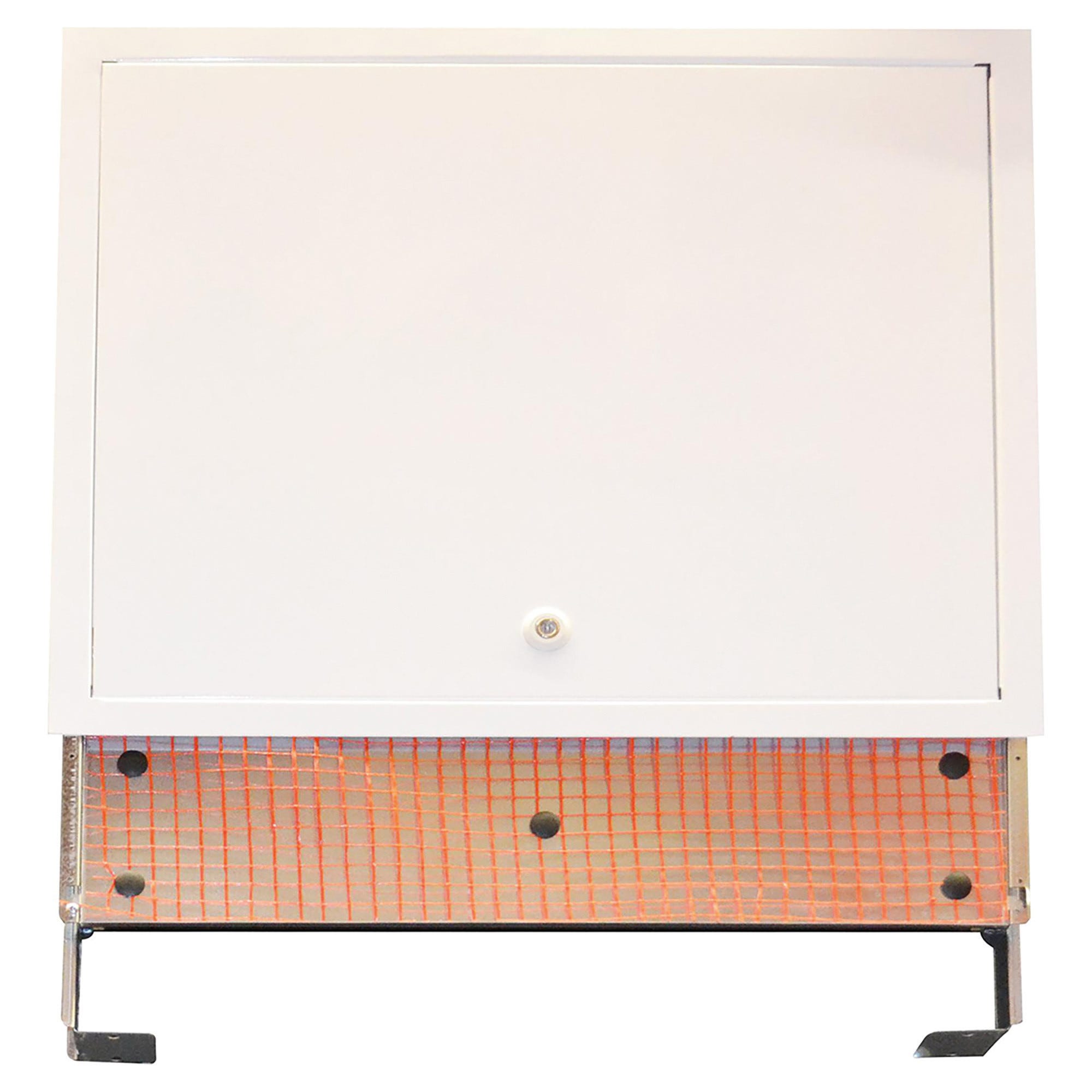 CASSETTA COLLETTORE DA INCASSO L600 H630 P 80 mm METALLO VERNICIATO CON ...