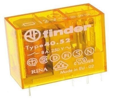 MINI RELE' A ZOCCOLO FINDER 12V - DC | Tecnomat
