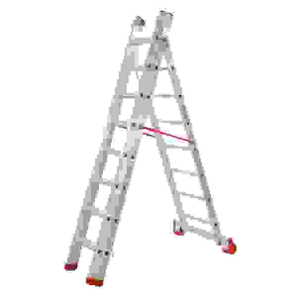 SCALA ALLUMINIO FARAONE 13+14+14 GRADINI