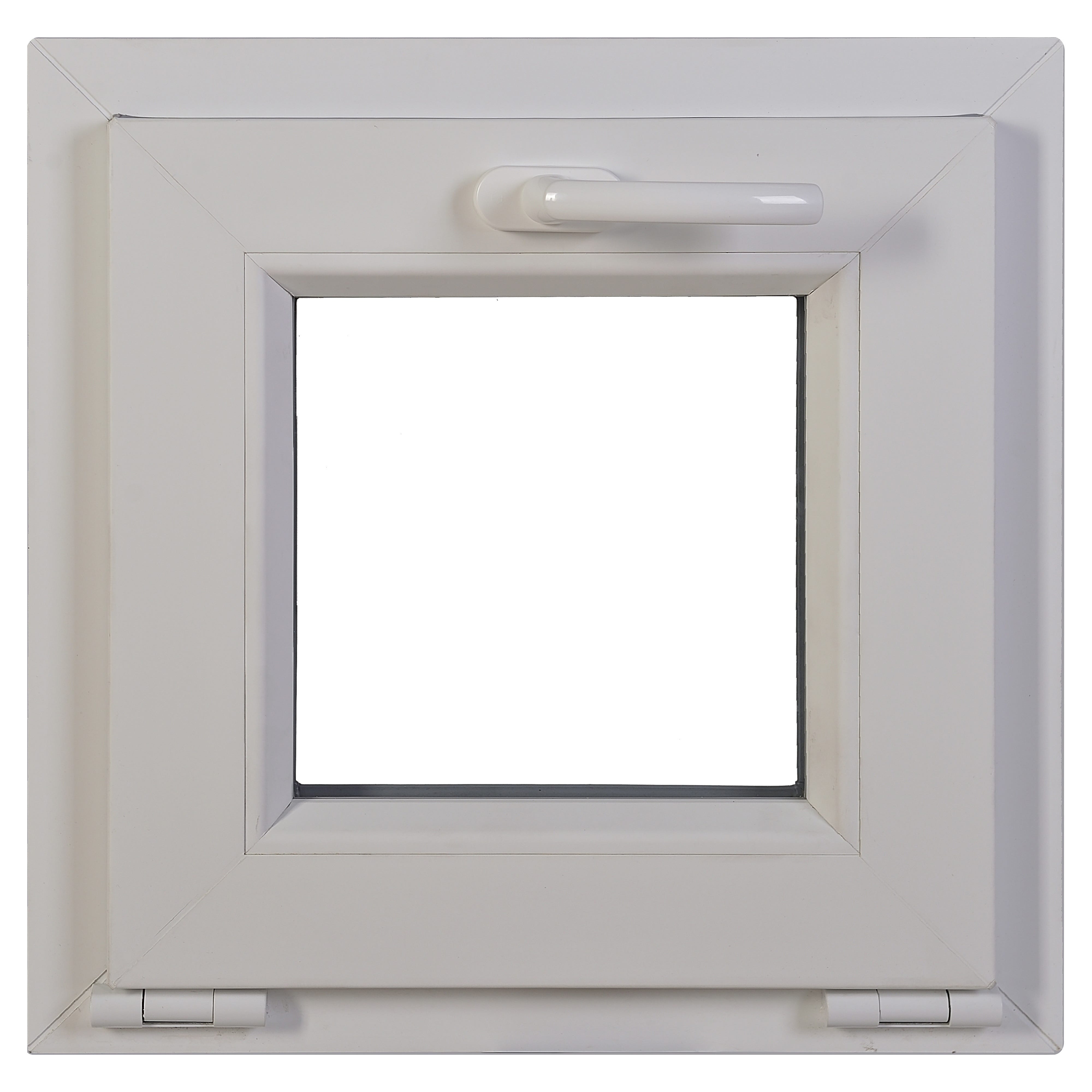 FINESTRA IN PVC BIANCA APERTURA VASISTAS 45x45 cm (LxH)