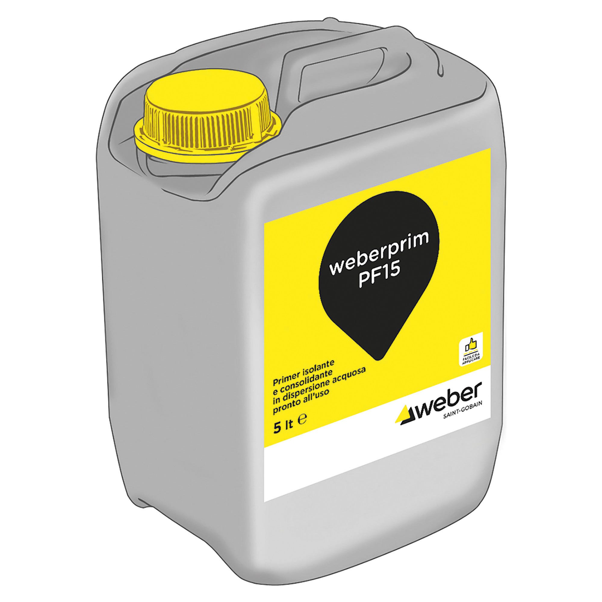 PRIMER WEBER.PRIM PF15 5 l CONSOLIDANTE