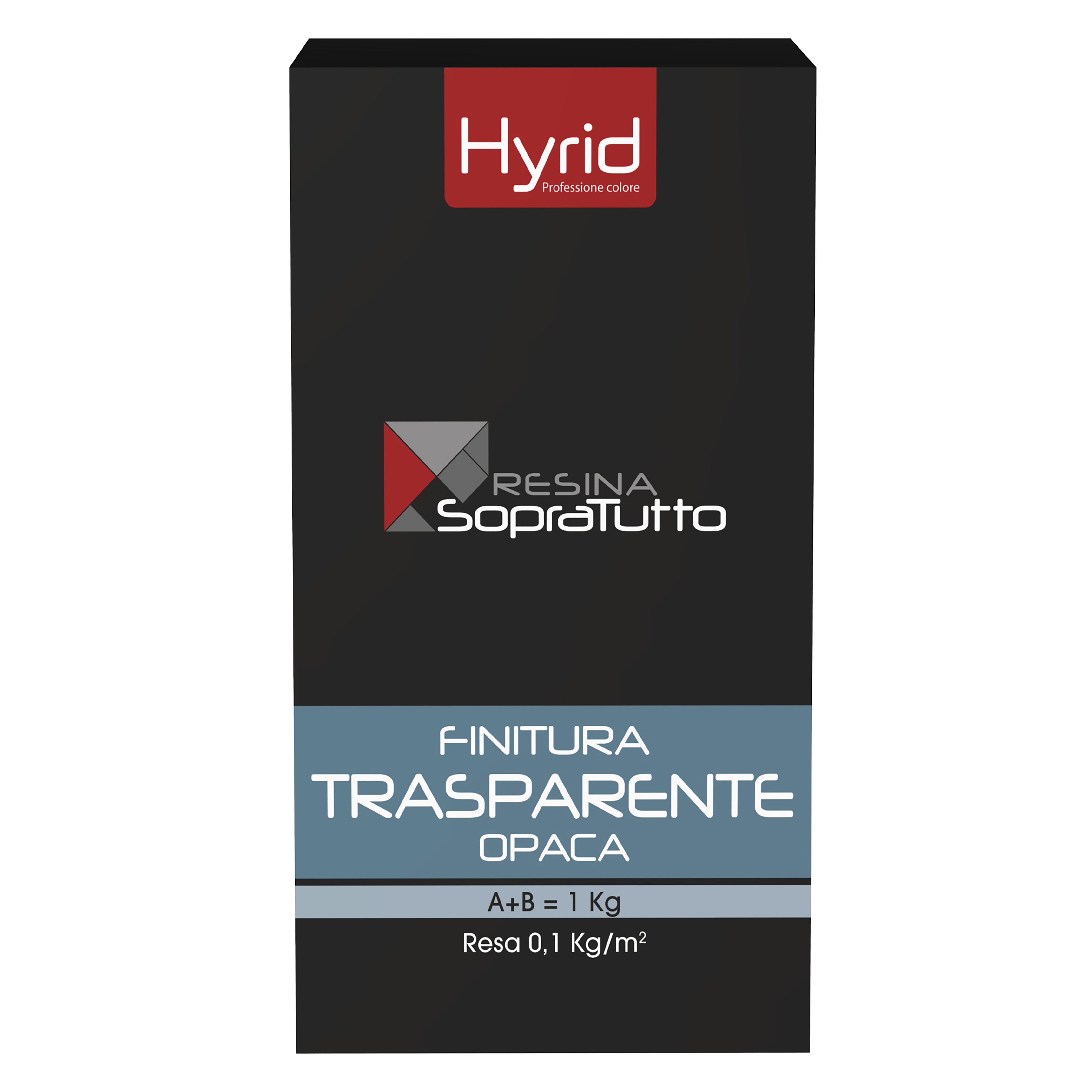 FINITURA TRASPARENTE OPACA HYRID BICO 1 kg INCOLORE RESINA SOPRATTUTTO