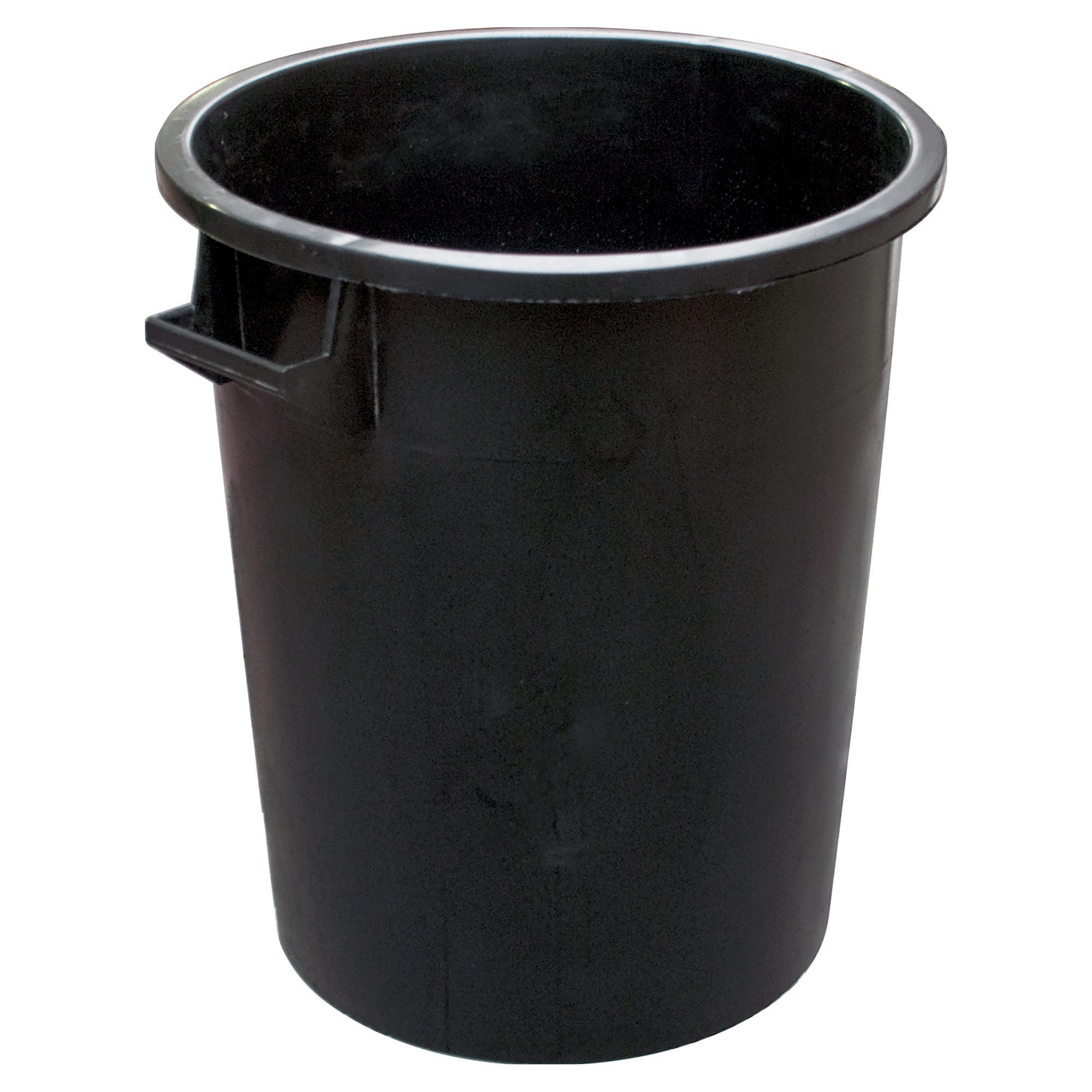 BIDONE INDUSTRIALE MOBILPLASTIC 75 l NERO CON MANICI SENZA COPERCHIO ...