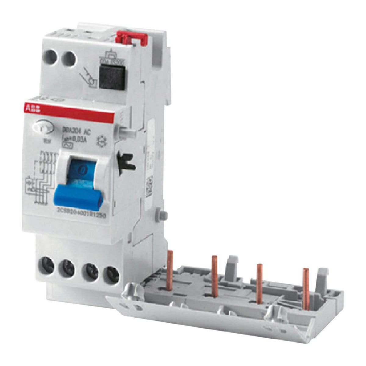 BLOCCO DIFFERENZIALE ABB 4P 415V 25A AC 30mA