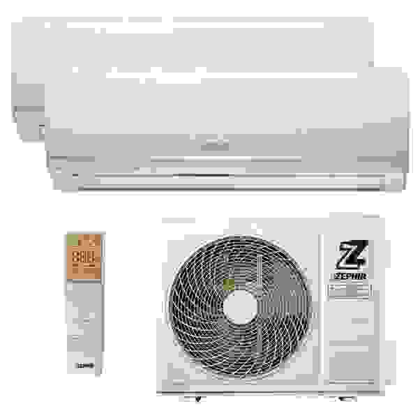 CONDIZIONATORE ZEPHIR DUAL 9000+12000 BTU ZDUOWF MY25 WIFI EER 3,3 COP ...