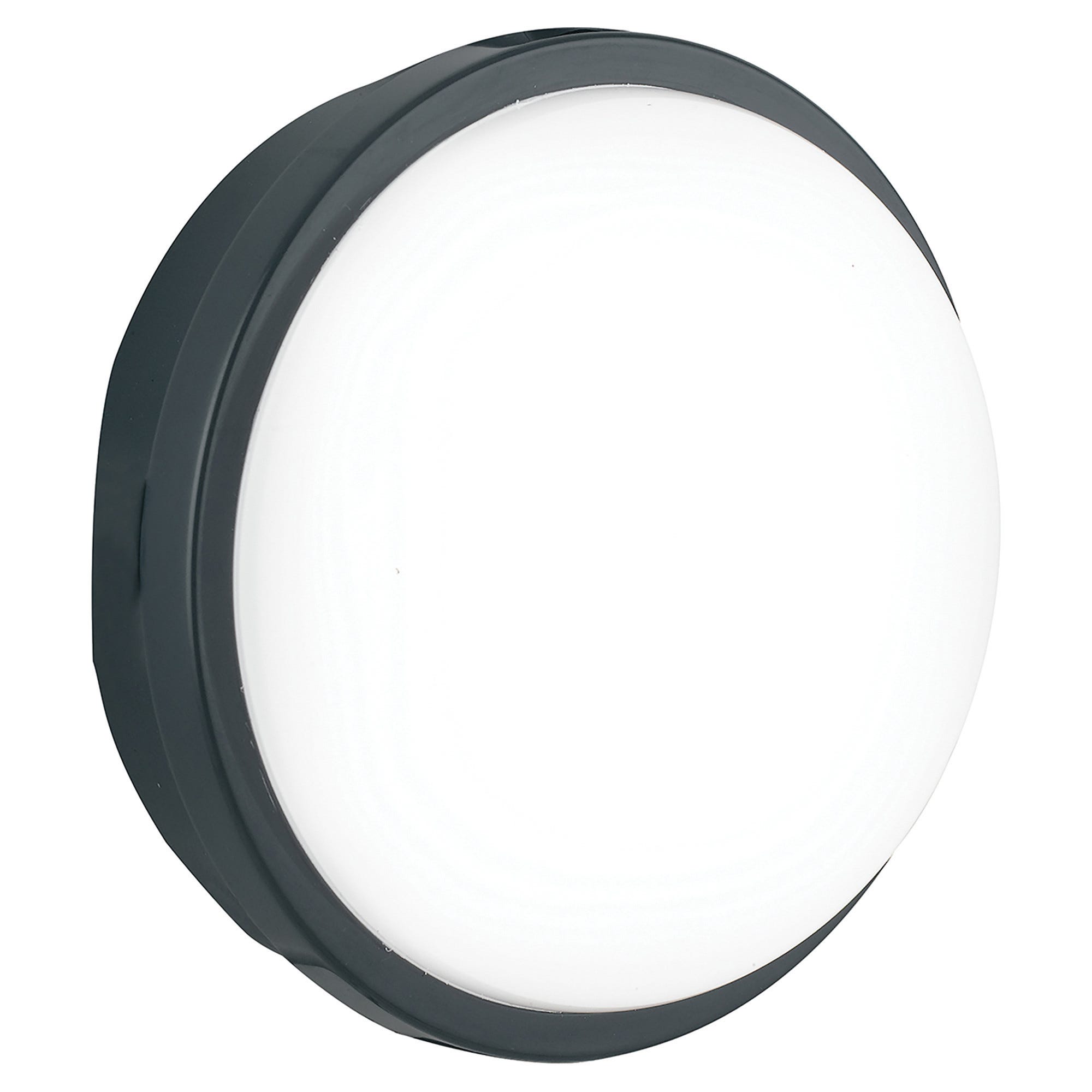 PLAFONIERA LED EVER 20W TONDA ANTRACITE IP65 4000K 1600 lumen ANTRACITE