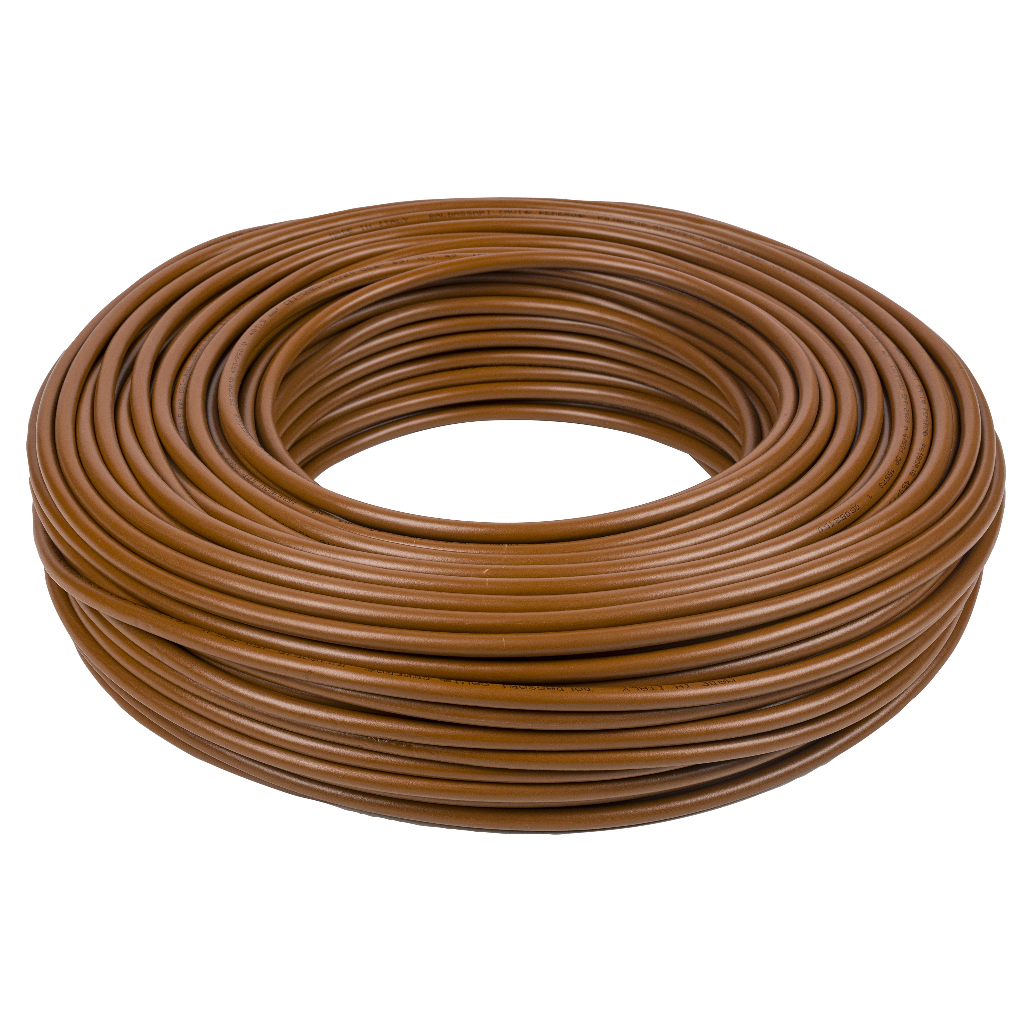CAVO QUADRIPOLARE FS18OR 4Gx1,5 mm² MARRONE 450/750V MATASSA DA 100 m