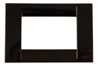 PLACCA 4 MODULI NERA CLASSIC VIMAR IDEA | Tecnomat