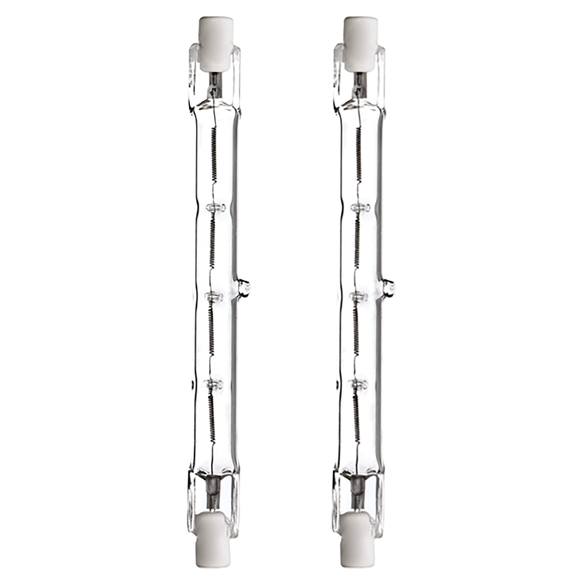 2 LAMPADINE VIVIDA ALOGENE LINEARI R7S 120W=152W 264 lumen 2800K LUCE ...