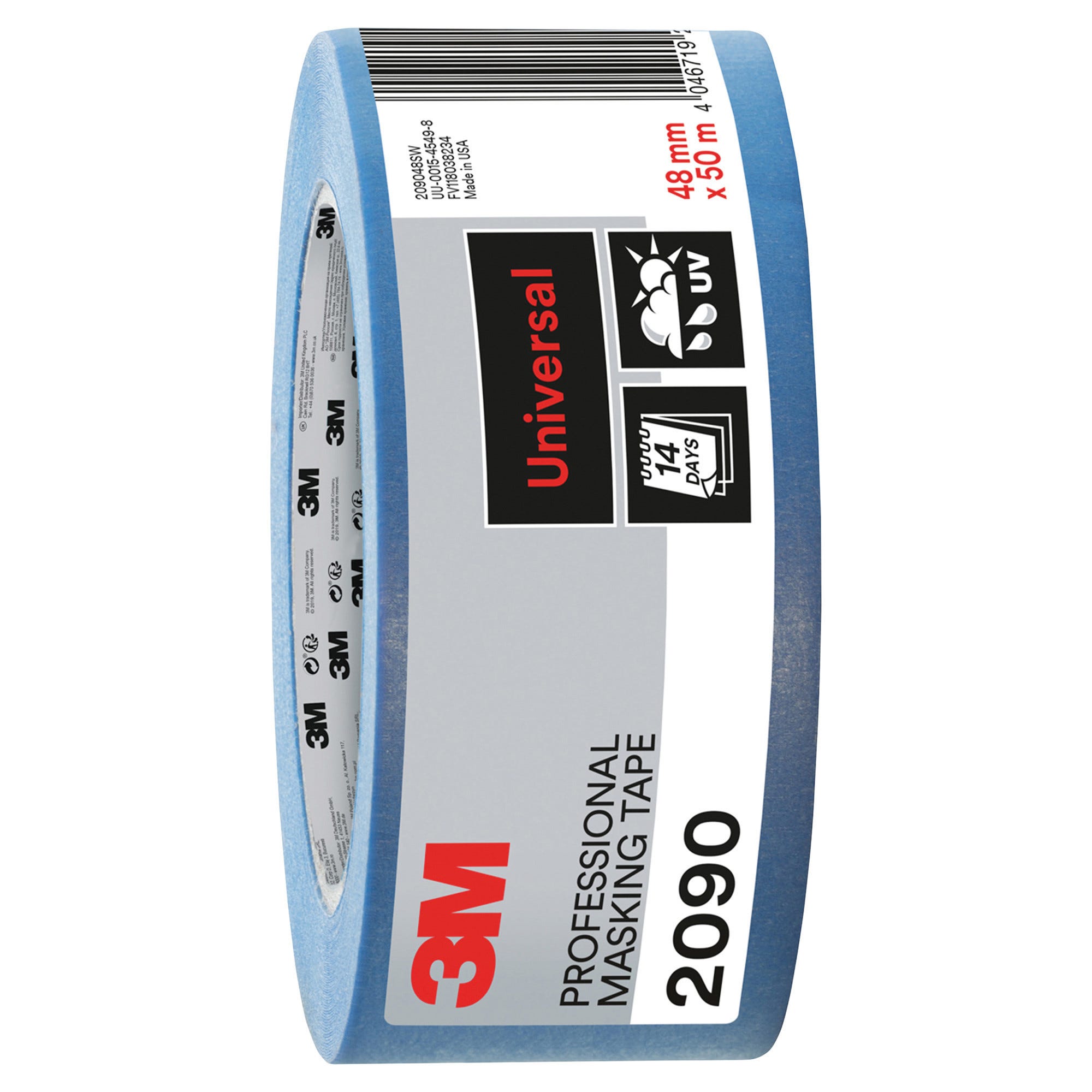 NASTRO MASCHERATURA 3M 2090 48mm x 50m BLU WASHI INTERNO ESTERNO ...