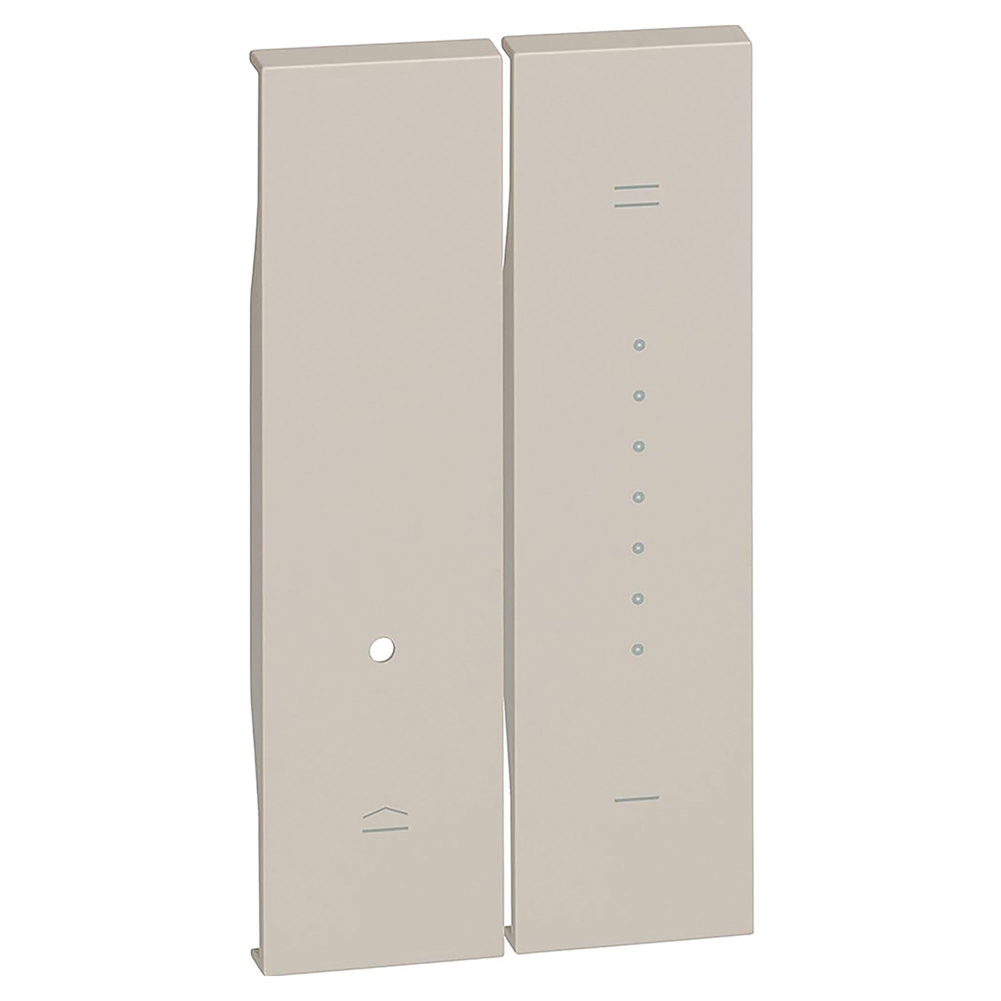 COVER DIMMER BTICINO LIVING NOW 2 MODULI COLOR SABBIA