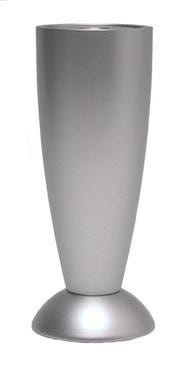 PIEDE PER MOBILE ALTEZZA 120 mm FILETTO 8 MA ALLUMINIO