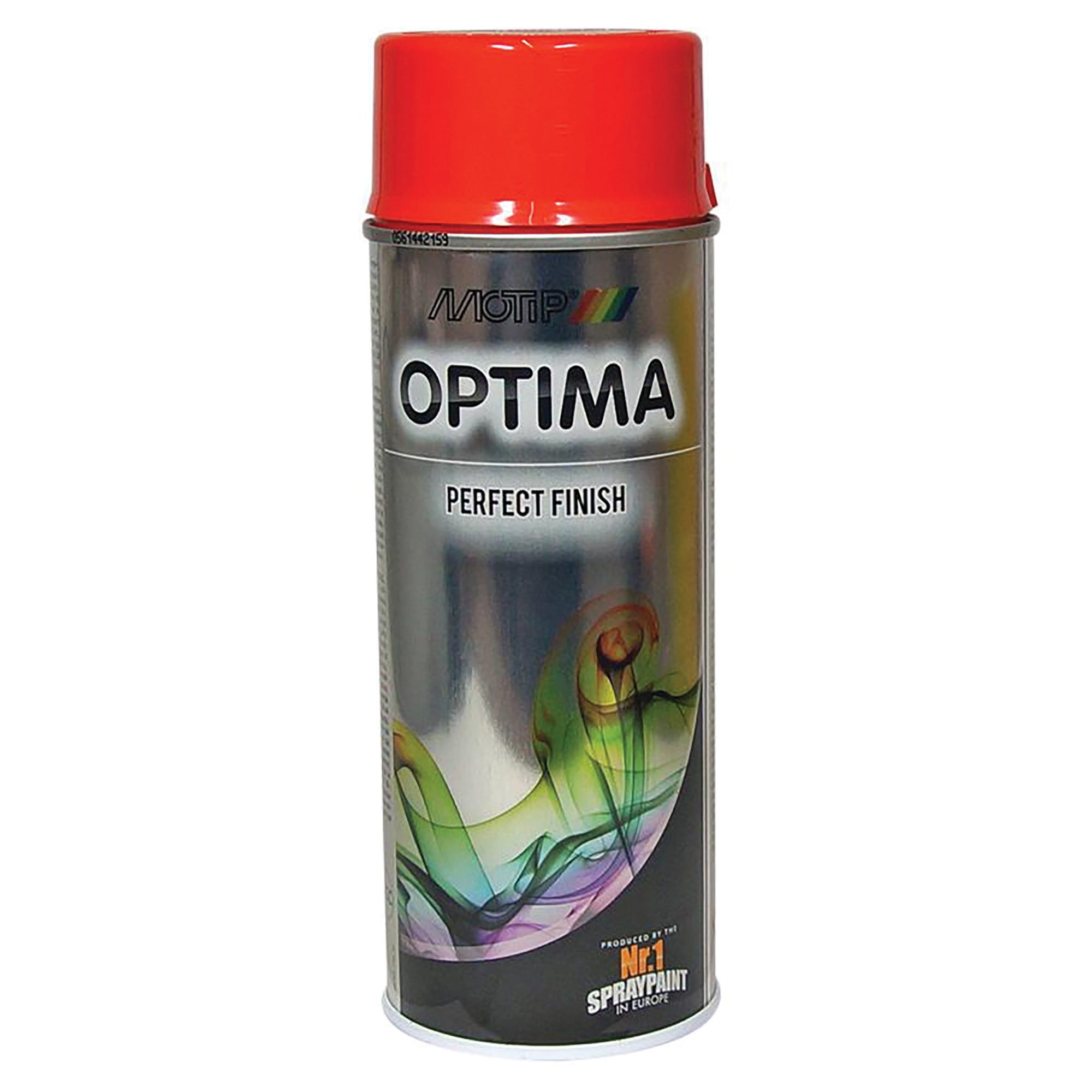 SMALTO SPRAY OPTIMA MOTIP RAL 2002 ARANCIO SCURO 400 ml 3 - 5 m² CON 1 l
