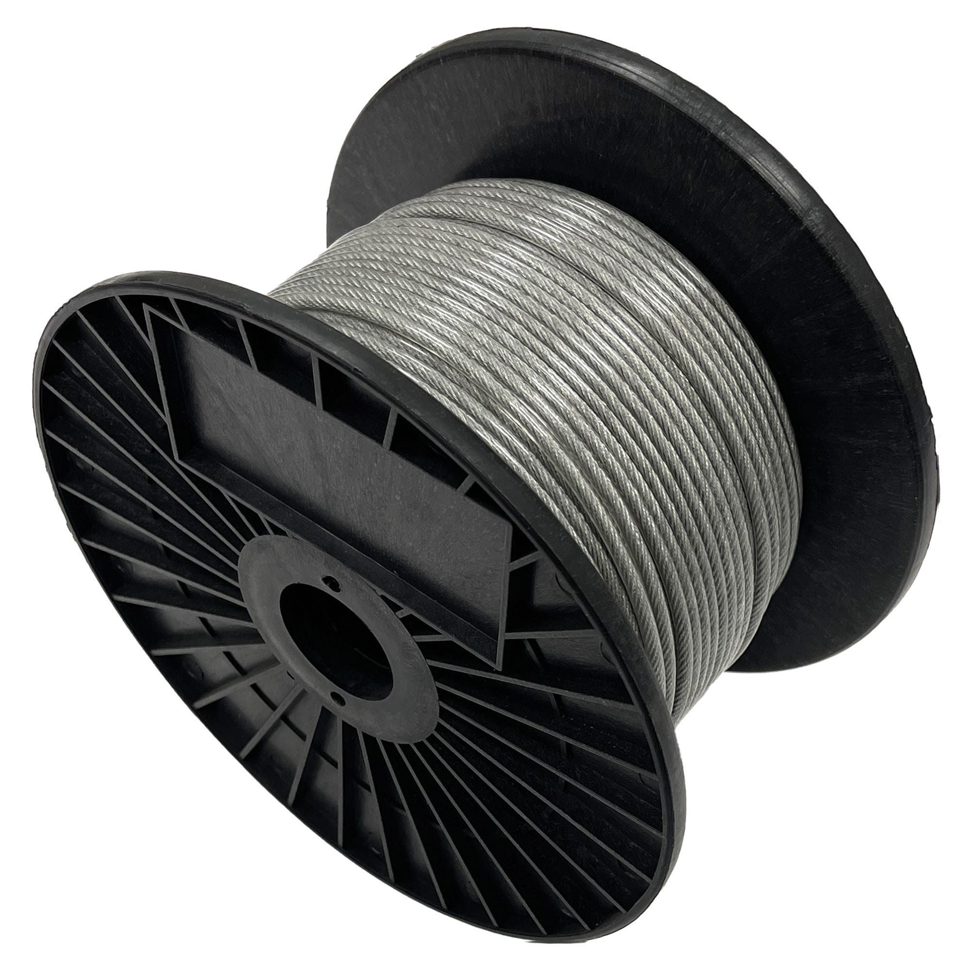 CAVO ACCIAIO PVC TRASPARENTE 100 m Ø 6 mm VML