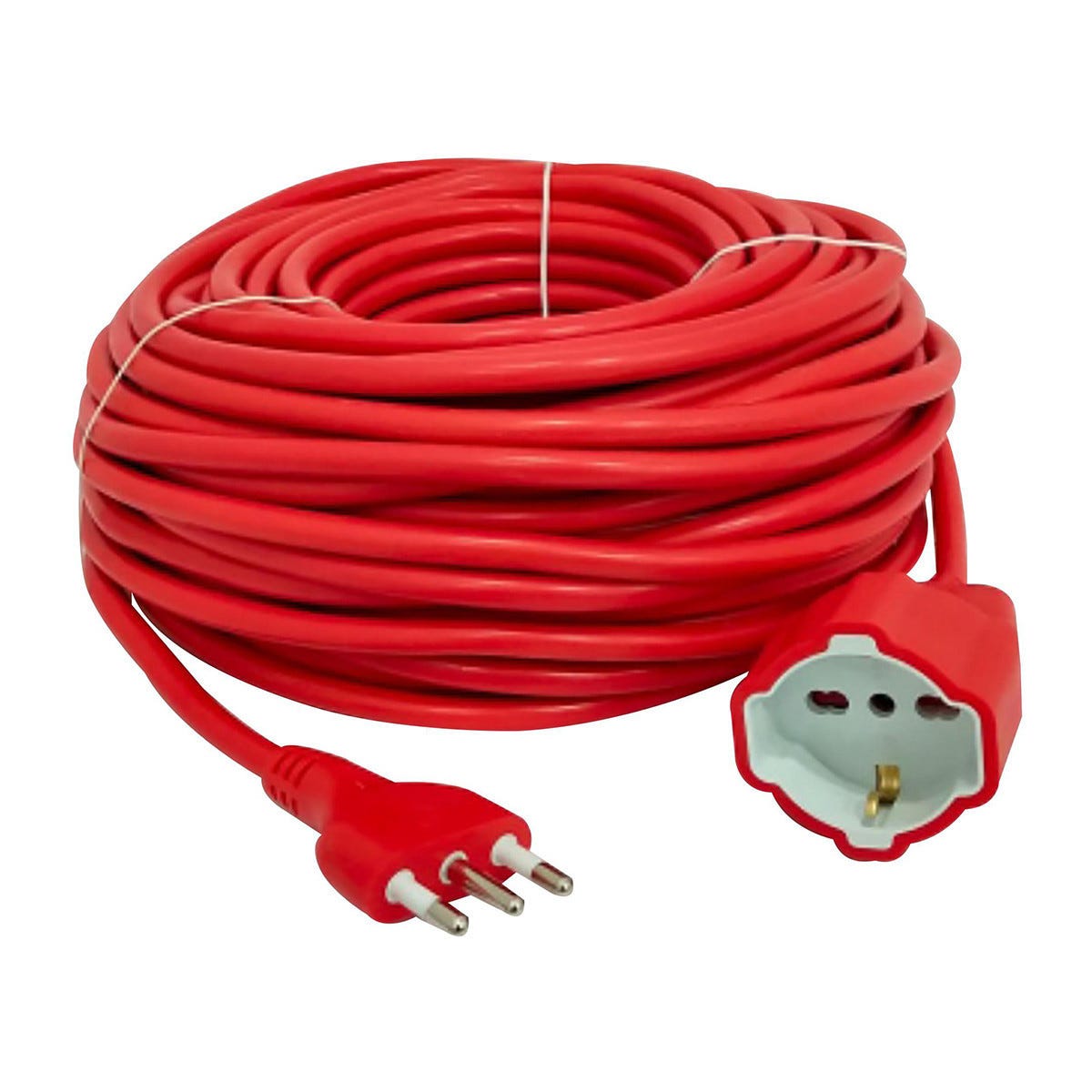 PROLUNGA DA GIARDINO 3x1,5mm 20 m ROSSA