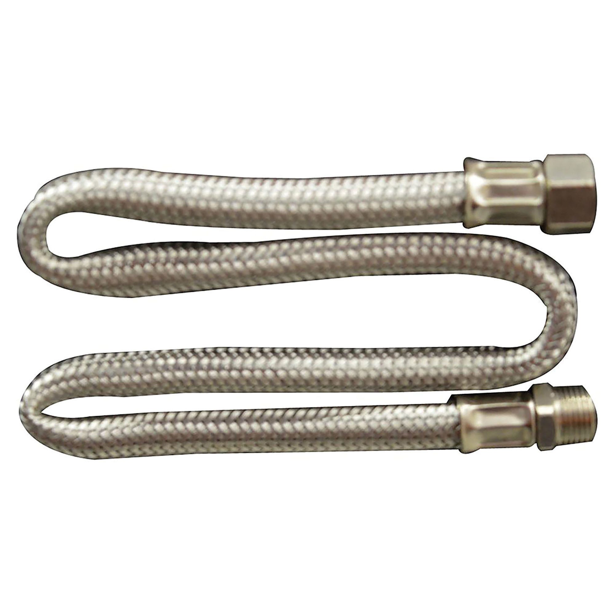 FLESSIBILE ACCIAIO INOX F3/8''xF3/8'' LUNGHEZZA 60 cm PORTATA 48 l/min ...