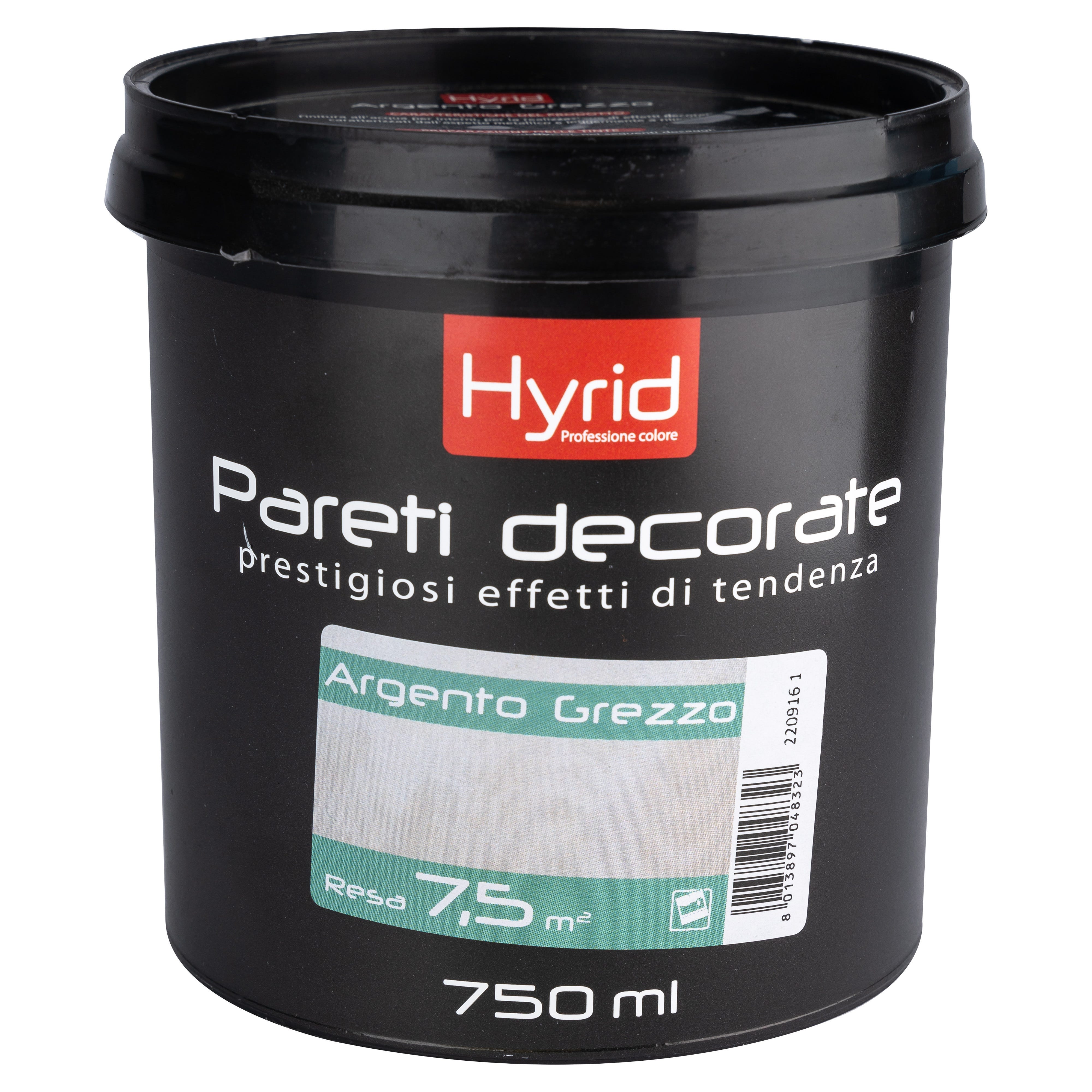 FINITURA ARGENTO ANTICO HYRID 0,75 l ALL'ACQUA 10 m² CON 1 l A 2 MANI