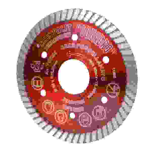 DISCO DIAMANTATO MONTOLIT Ø85 mm SQUADRO CORONA TURBO PER GRES ELEVATA PRECISIONE