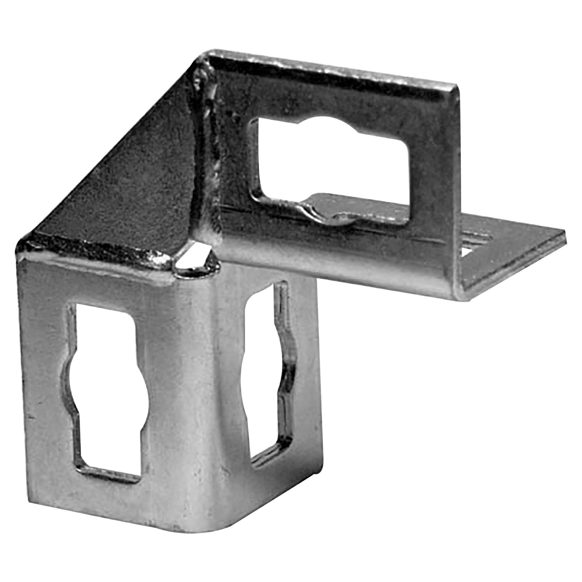 ANGOLARE BIDIMENSIONALE ACCIAIO DD11 ZINCATO 4 FORI PER PROFILI PF3L 2PZ