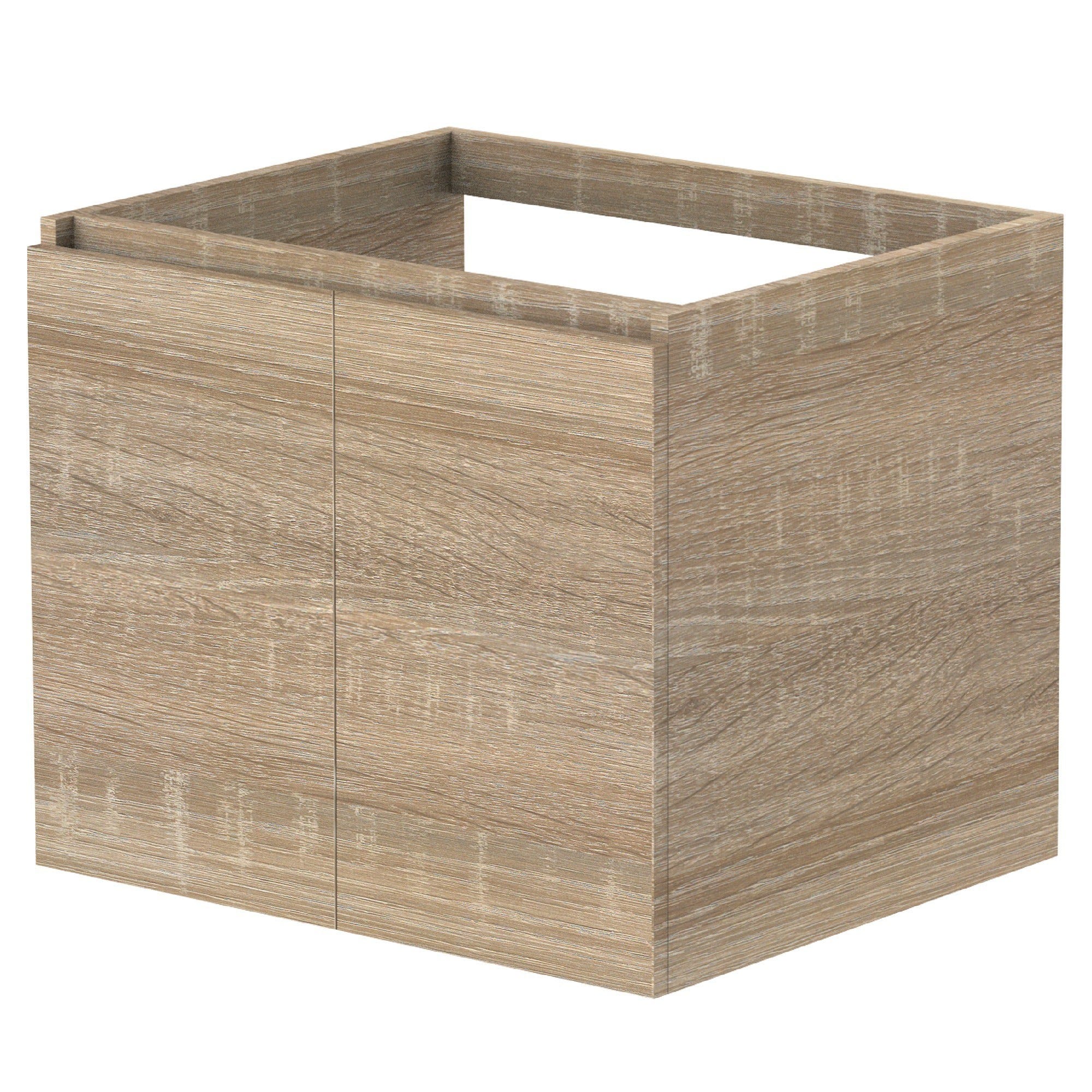 BASE DOLOMITE IN LEGNO ROVERE WELL 2 ANTE 1 RIPIANO 60x50x50 cm (LxHxP)