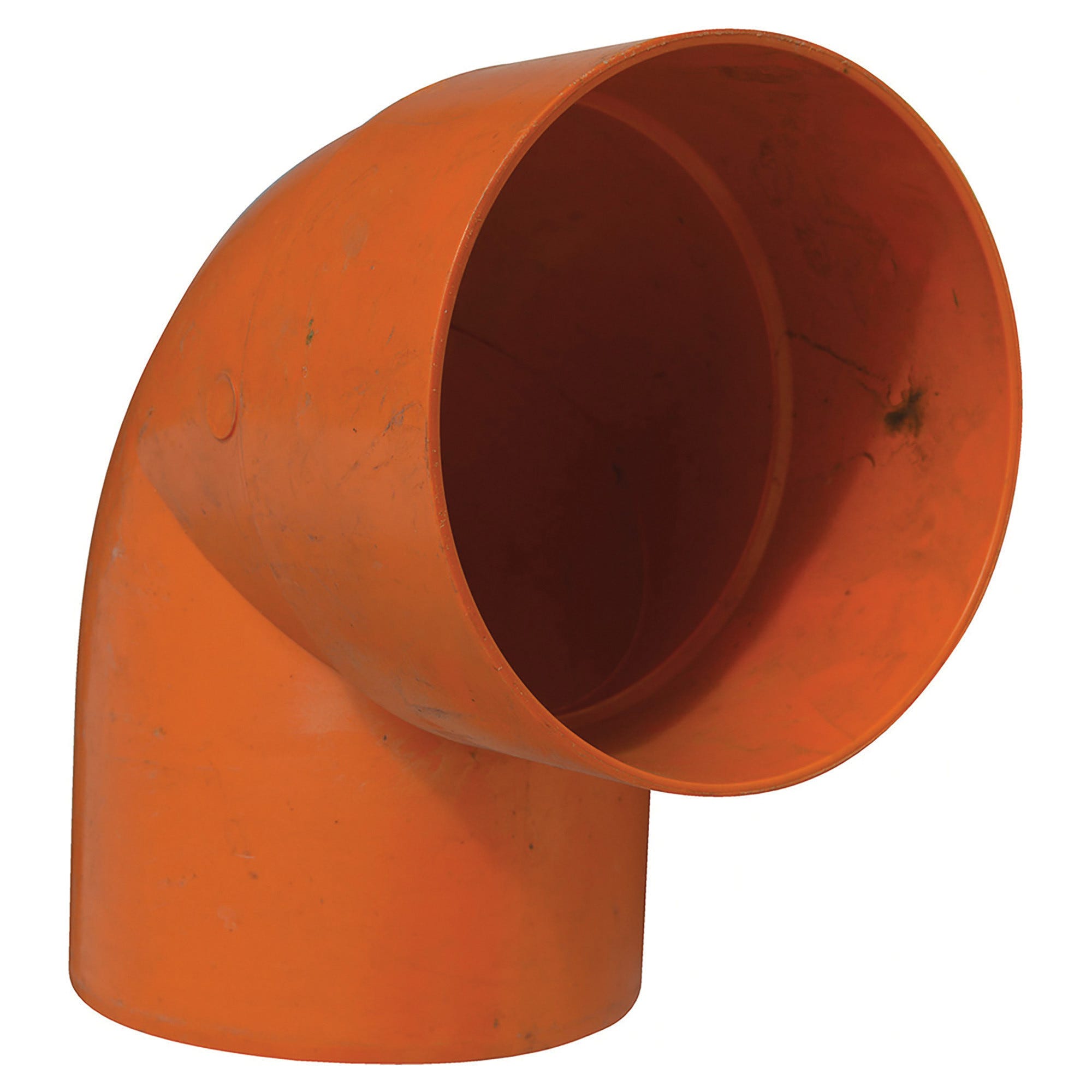 CURVA 87° Ø 200 mm PVC ARANCIO