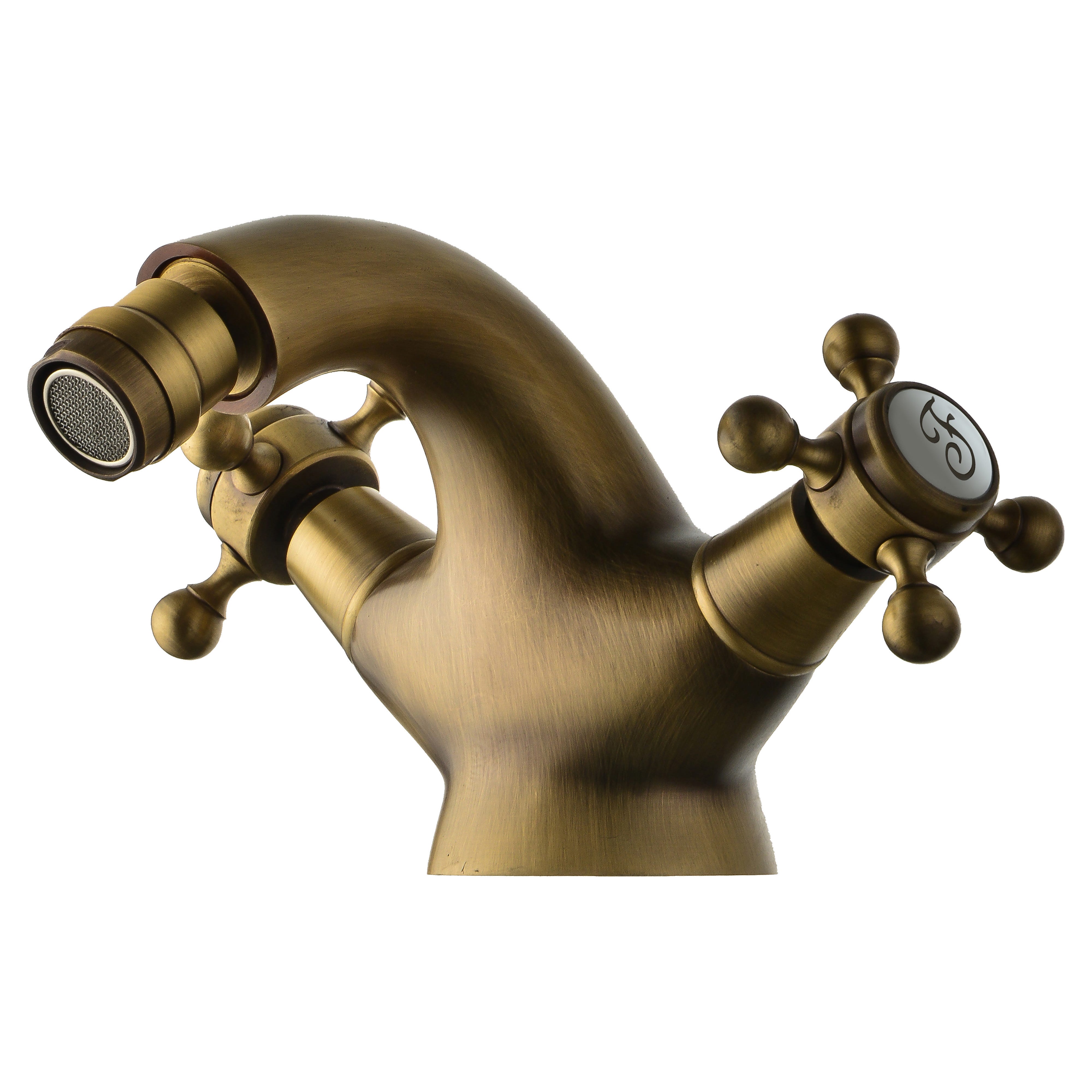 GRUPPO BIDET ACQUAPRO MONOFORO FENELIA BRONZO MECCANISMO A VITONI