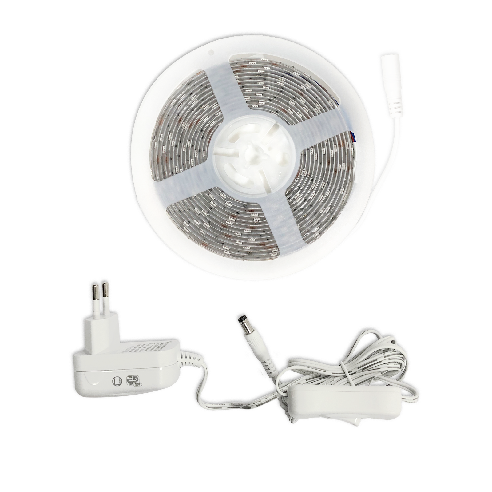 STRIP LED SUPREMA 2,4W/m=12W 1500 lumen 4000K LUCE BIANCA 60 LED/m 5 m ...