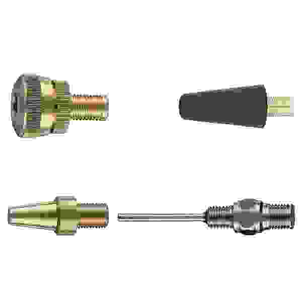 4 VALVOLE PER ARIA COMPRESSA PER BICI PALLONI E PNEUMATI